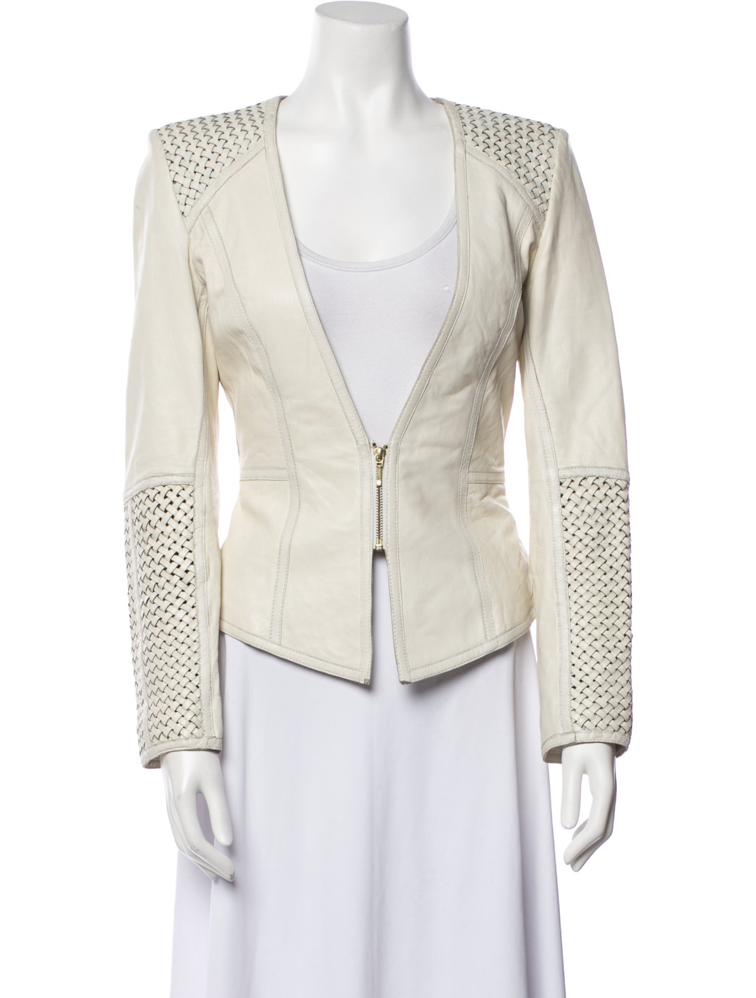 Sass & Bide Lamb Leather Evening Jacket - Neutrals Jackets, Clothing ...