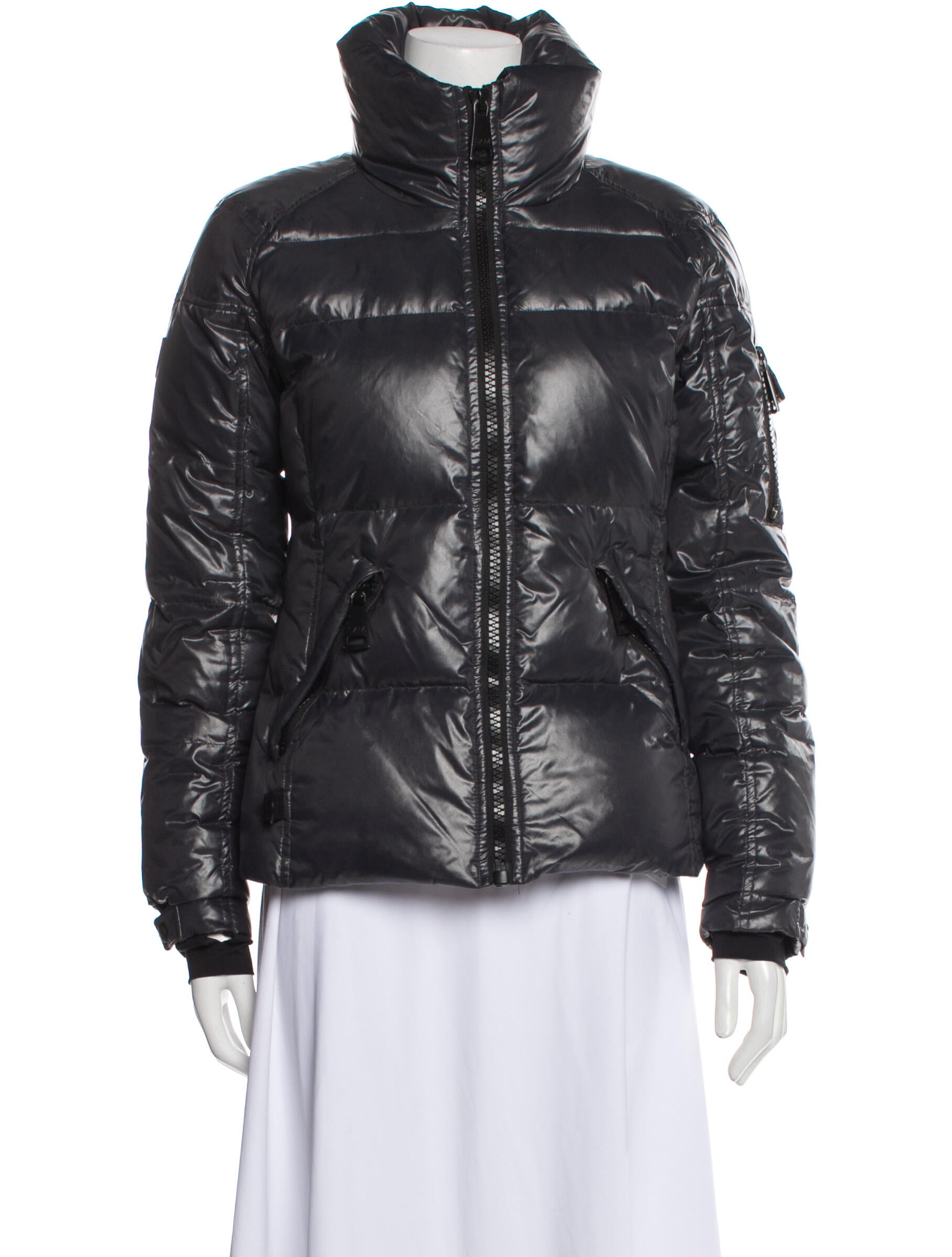 SAM. Down Coat - Grey Coats, Clothing - WSAMM24111 | The RealReal