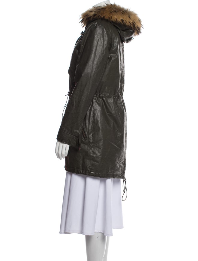 SAM. Fur Coat - Green Coats, Clothing - WSAMM24600 | The RealReal