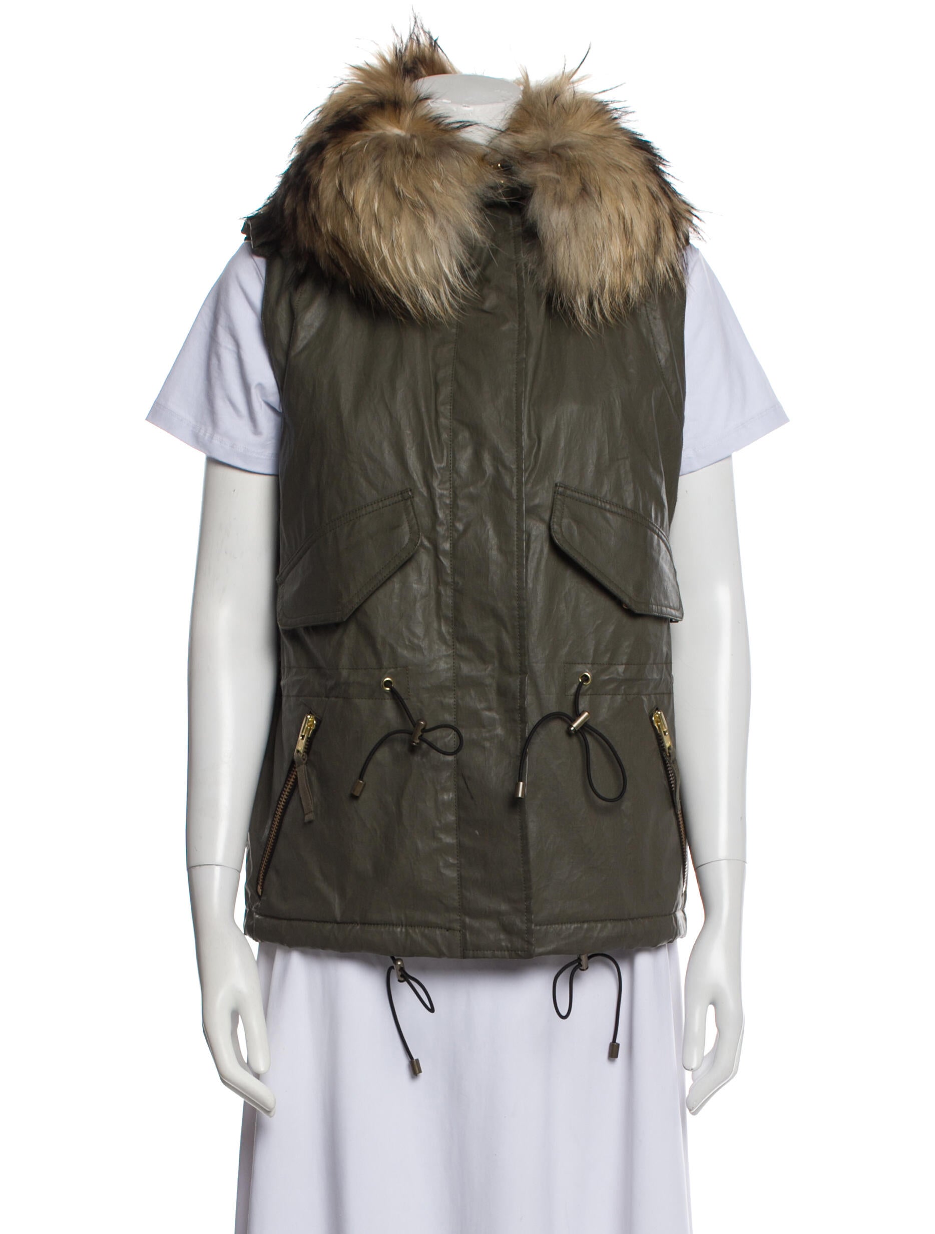 SAM. Fur Jacket - Grey Jackets, Clothing - WSAMM25442 | The RealReal