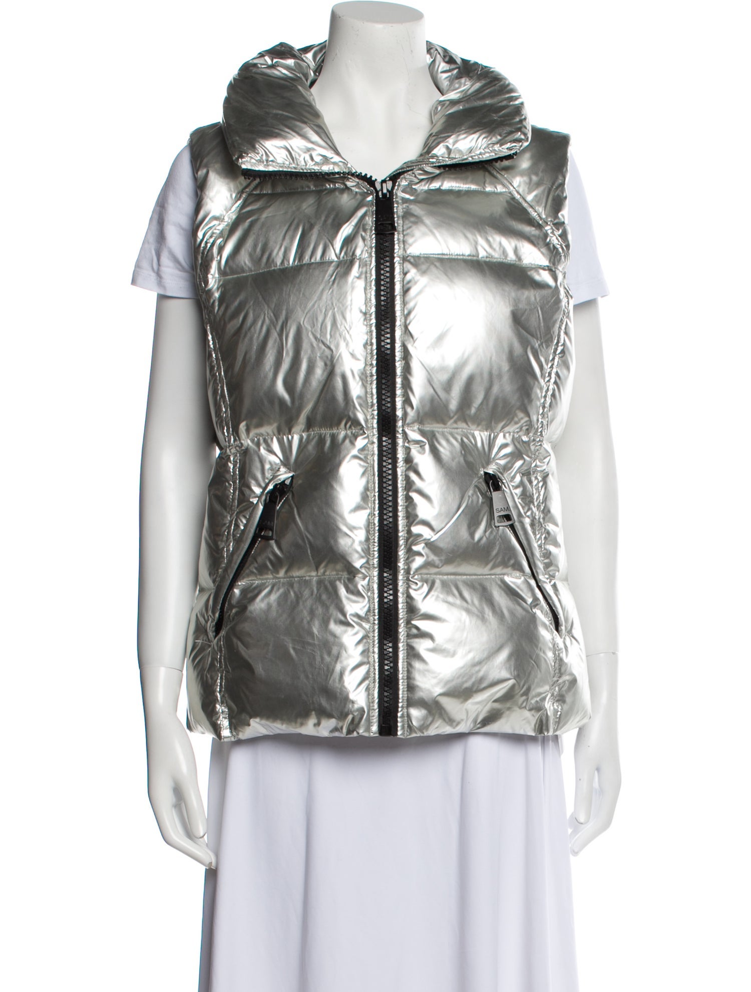 SAM. Down Jacket - Silver Jackets, Clothing - WSAMM25711 | The RealReal