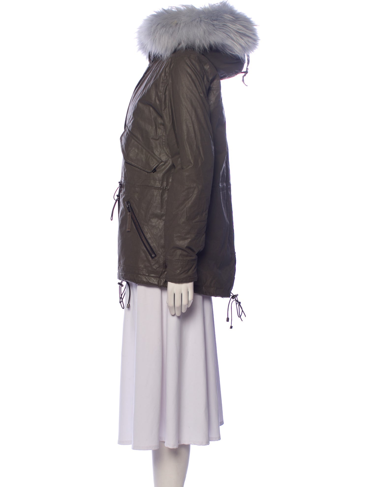 SAM. Fur Jacket - Green Jackets, Clothing - WSAMM25792 | The RealReal