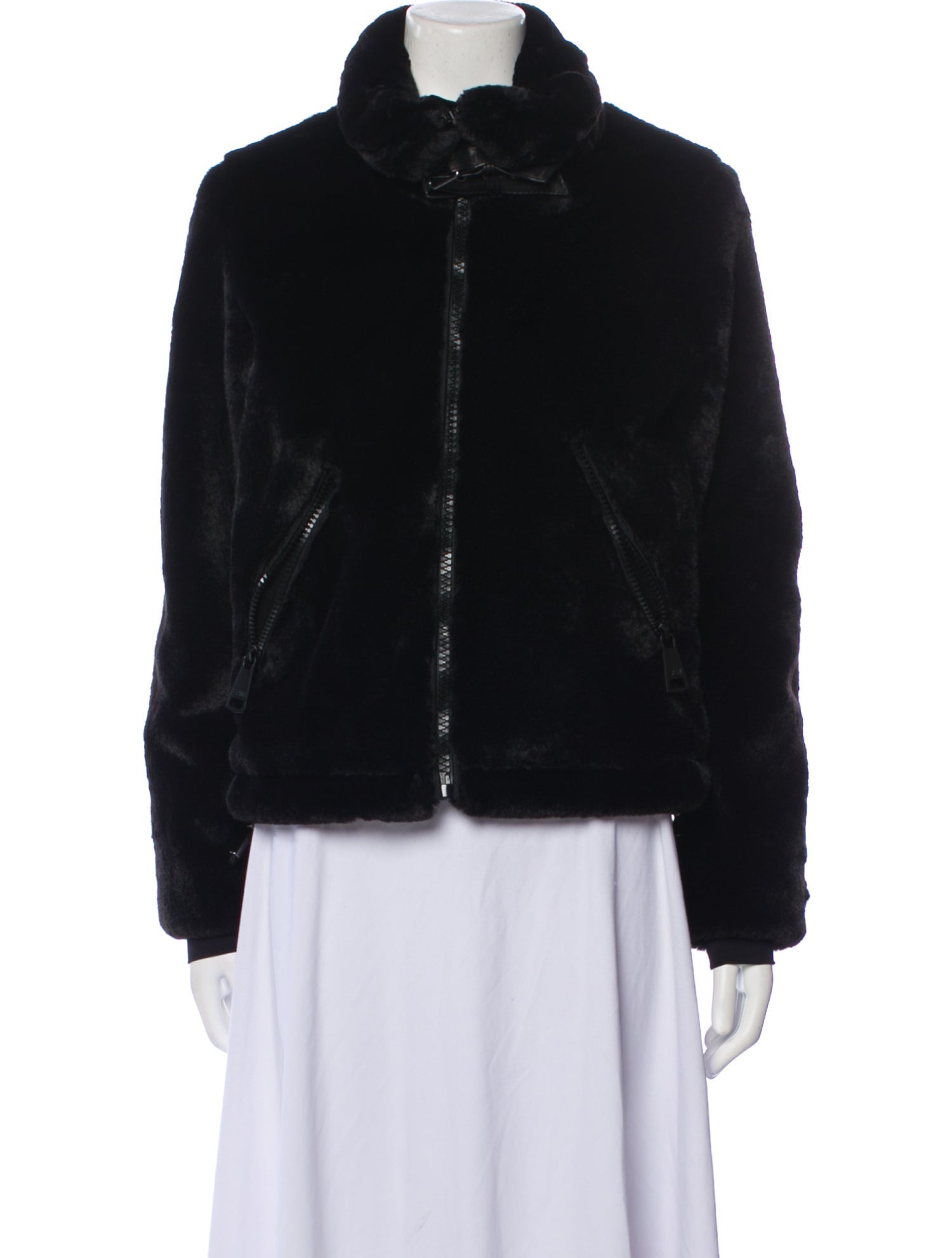 SAM. Fur Jacket - Black Jackets, Clothing - WSAMM27373 | The RealReal