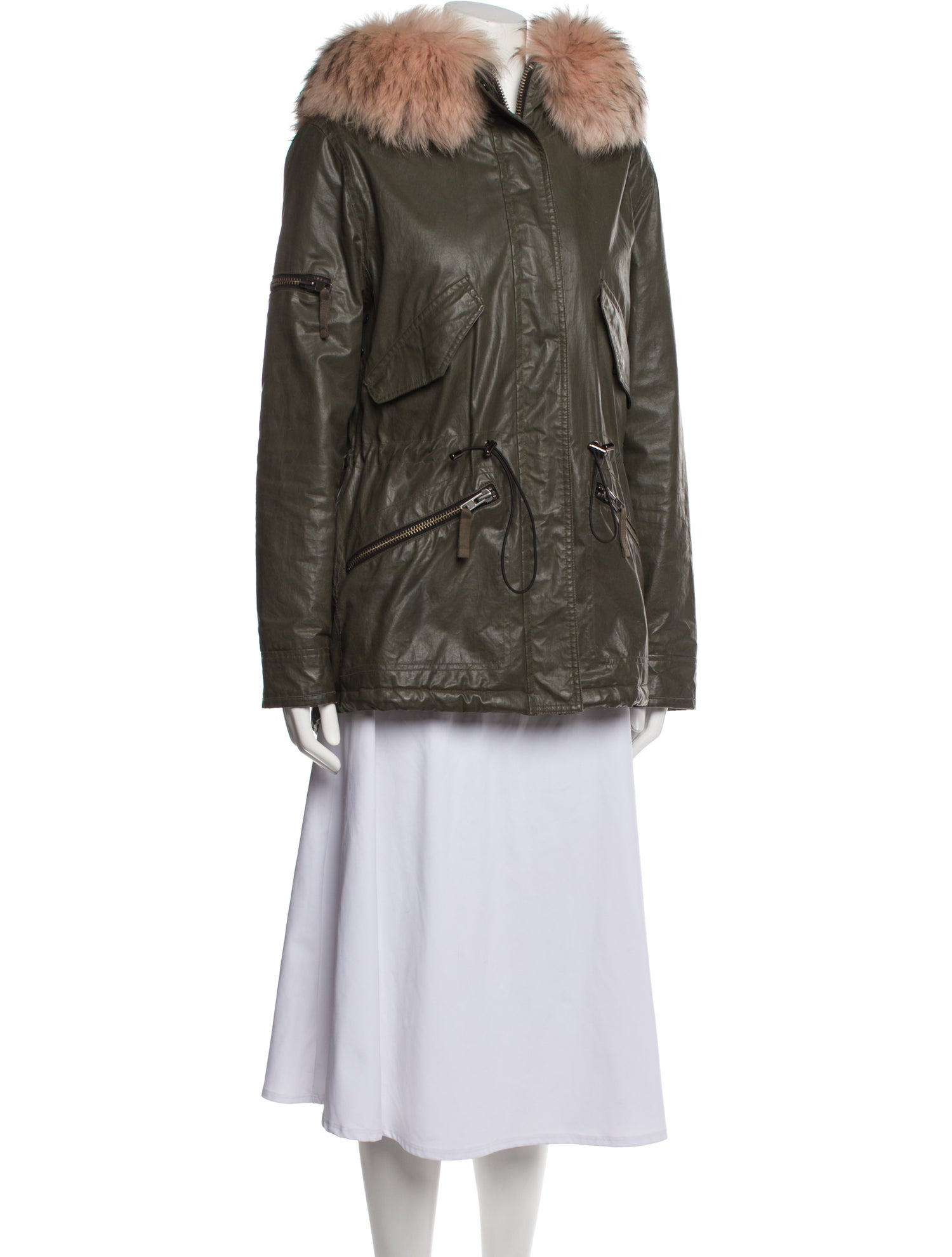 SAM. Fur Jacket - Grey Jackets, Clothing - WSAMM27526 | The RealReal