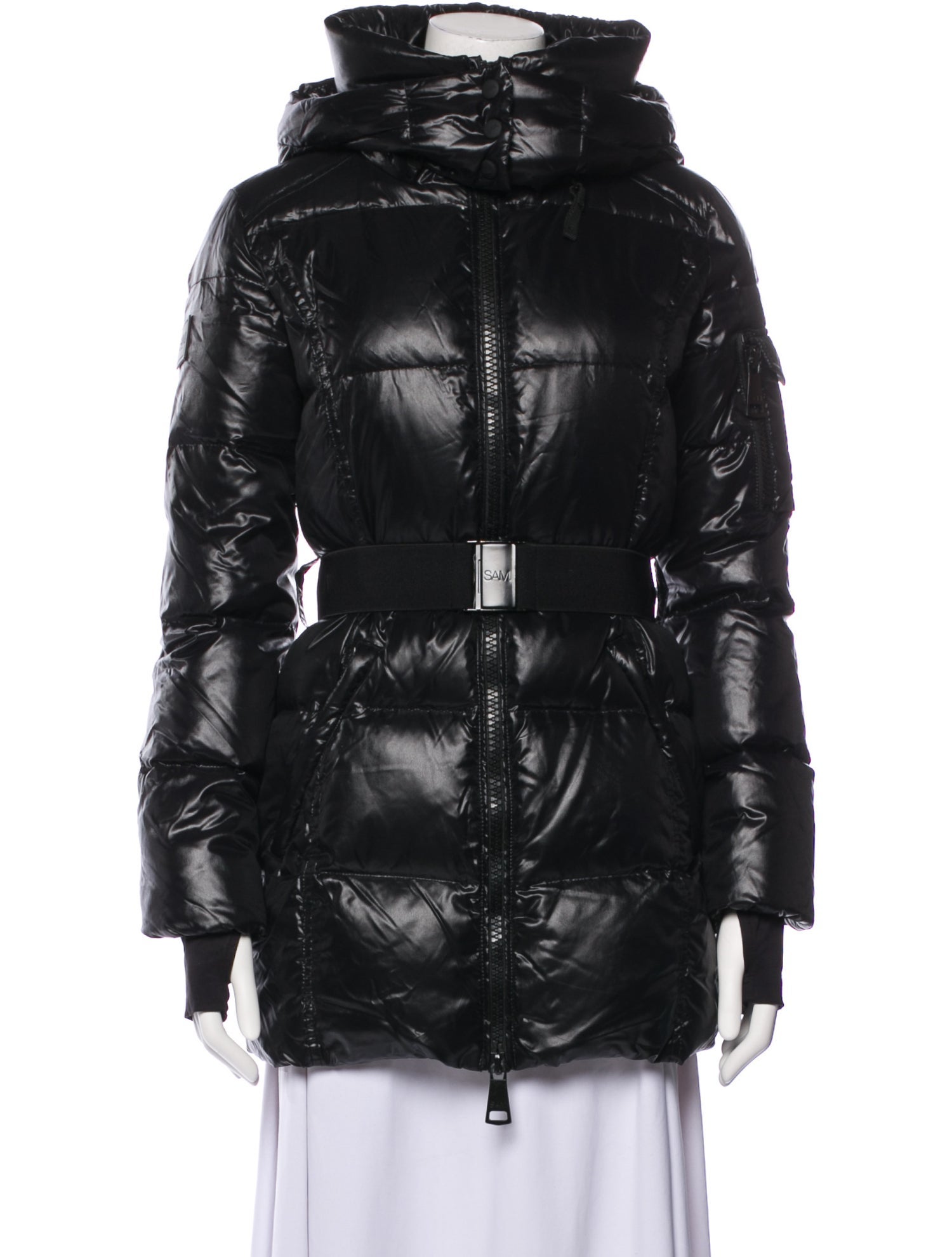 SAM. Down Coat - Black Coats, Clothing - WSAMM27691 | The RealReal