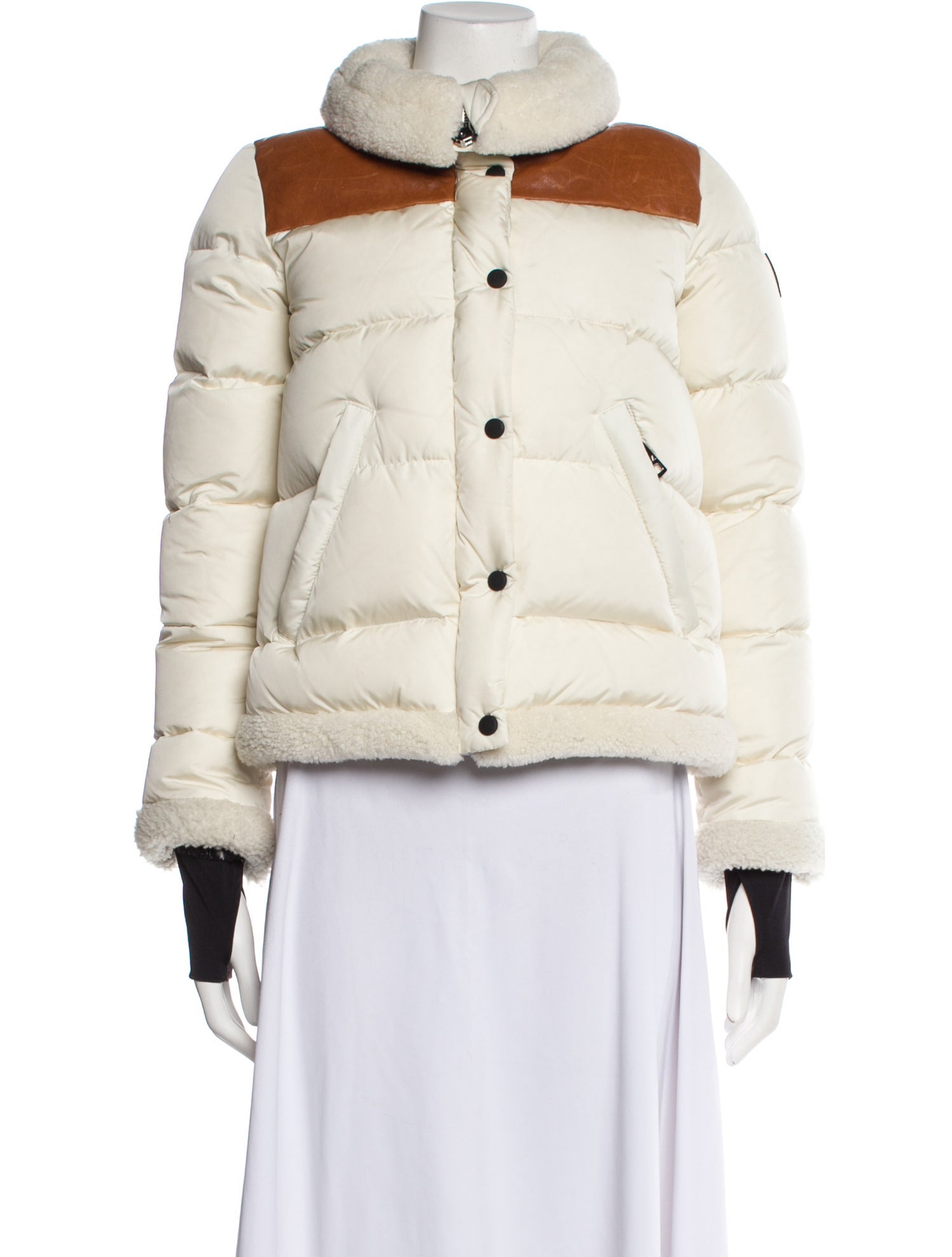 SAM. Colorblock Pattern Down Jacket - Neutrals Jackets, Clothing ...