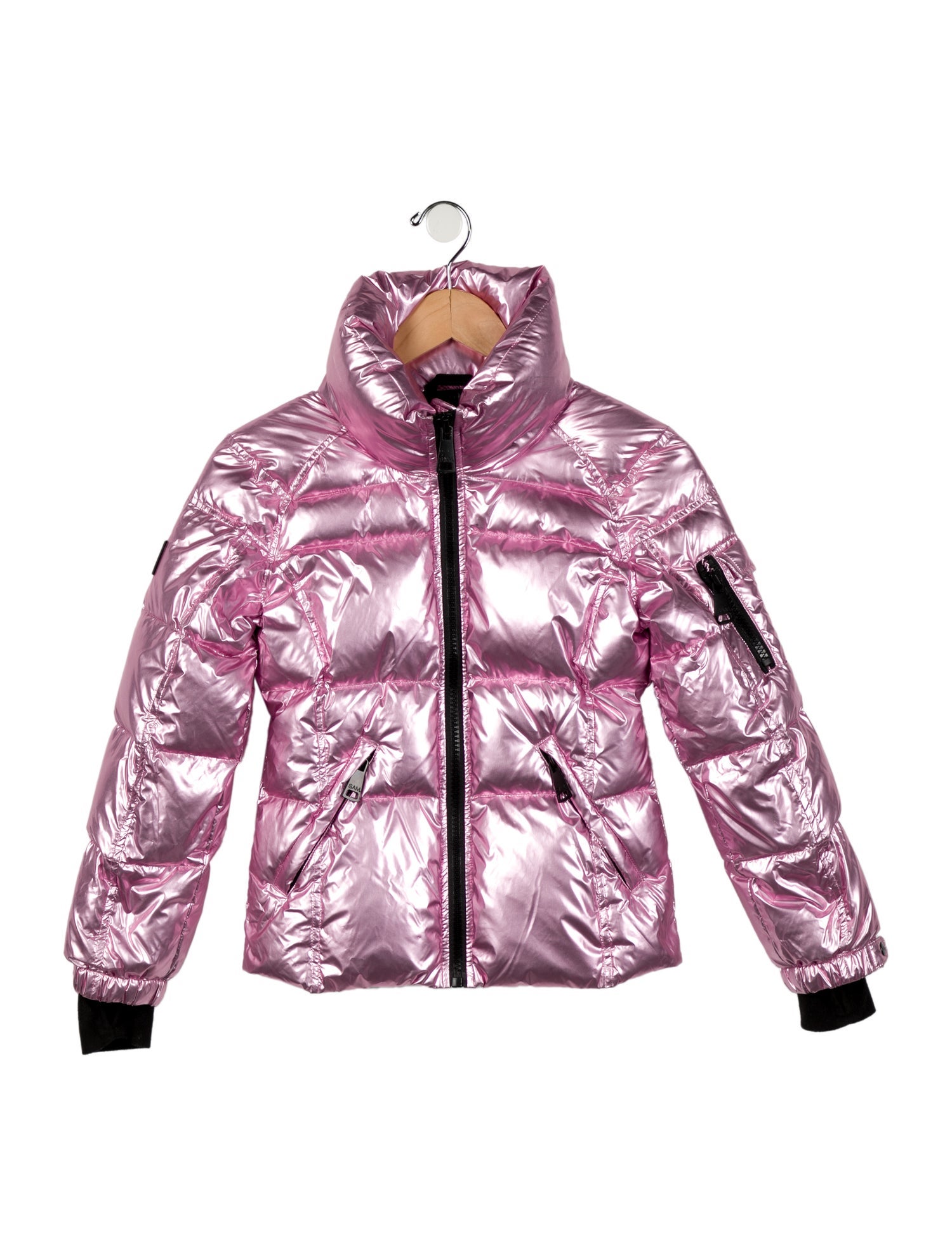 SAM. Girls' Solid Down Coat - Metallic Sizes 7-16, Girls - WSAMM27926 ...