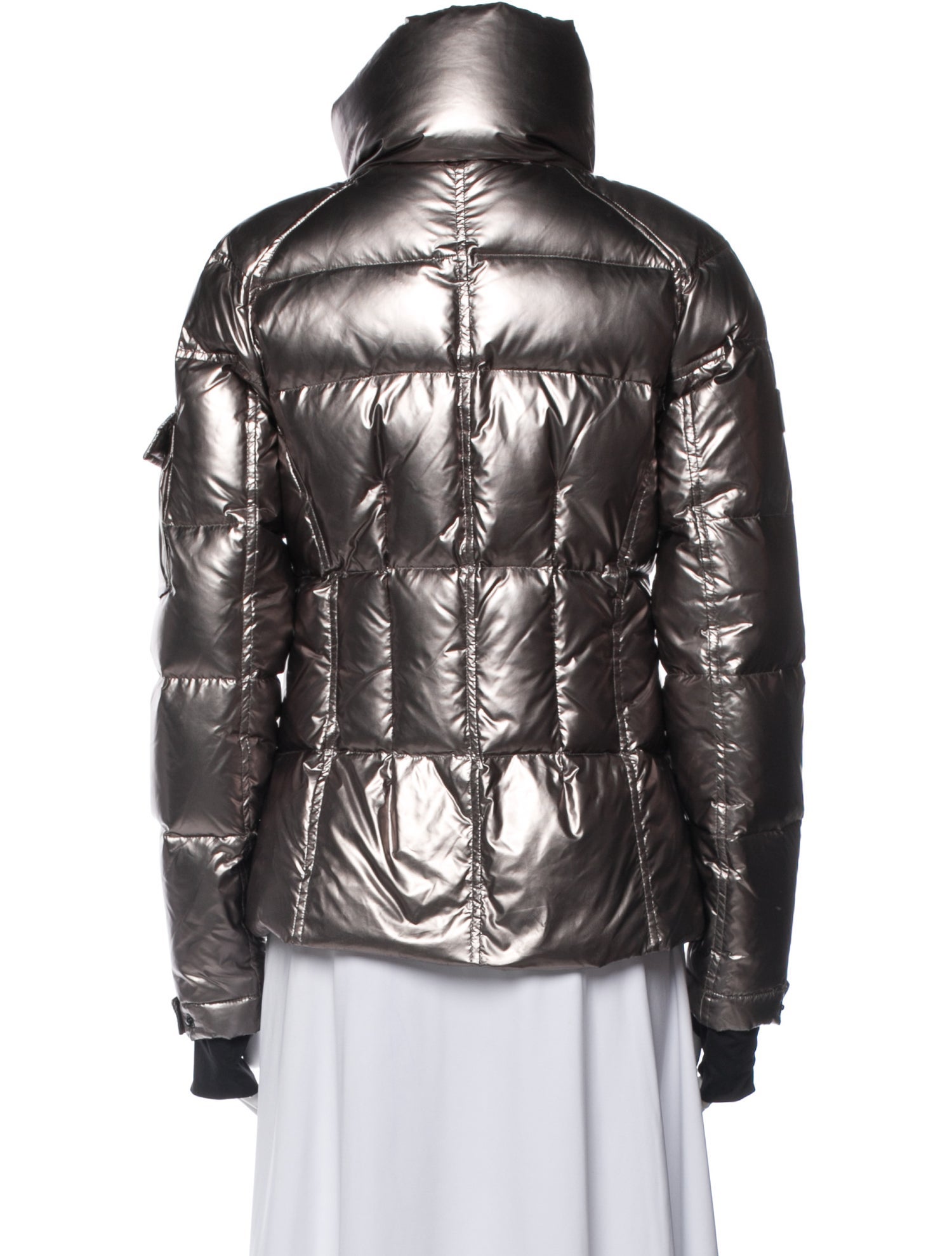 SAM. Nylon Down Jacket - Grey Jackets, Clothing - WSAMM29348 | The RealReal