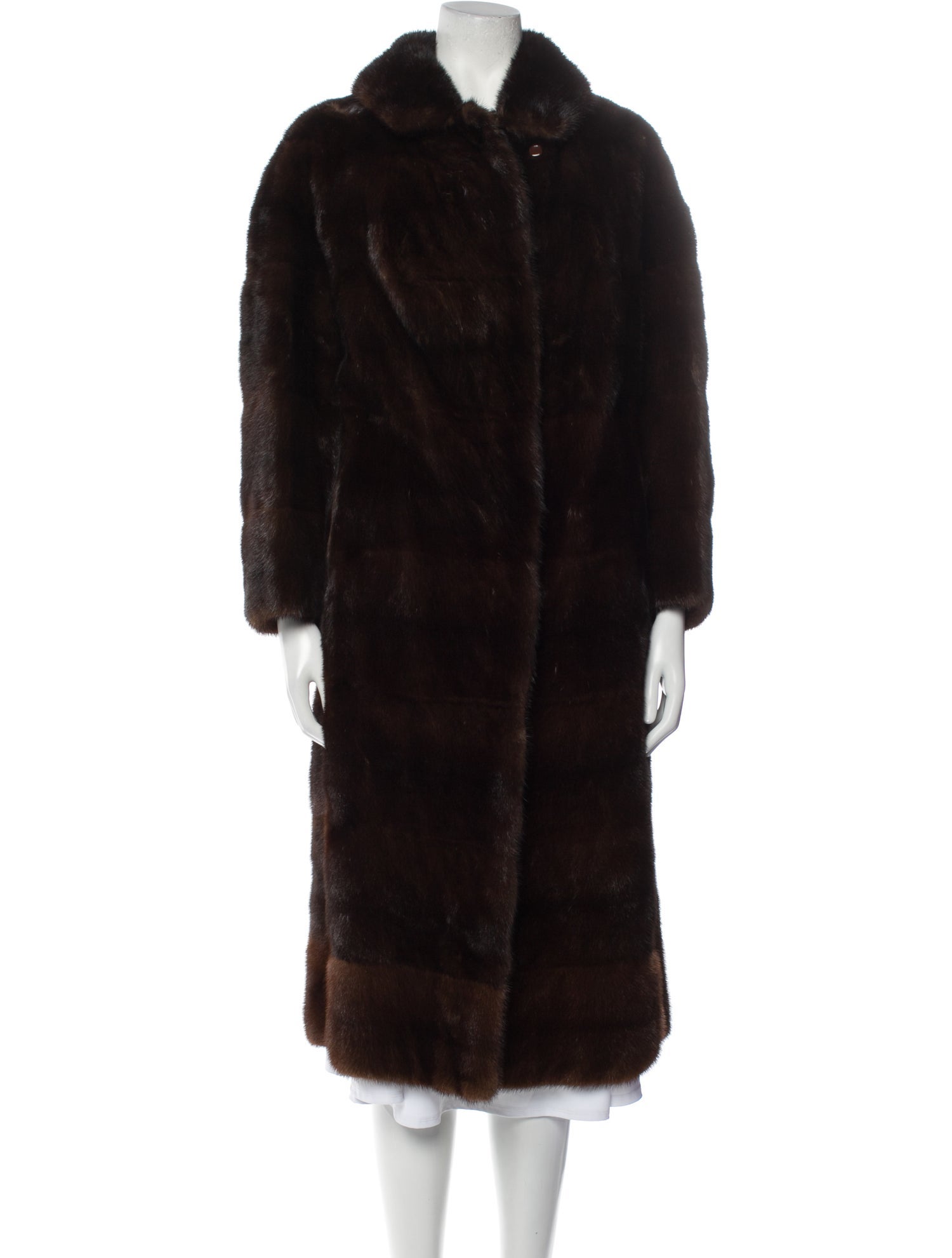 Saga Mink Fur Coat - Brown Coats, Clothing - WSAQK20030 | The RealReal