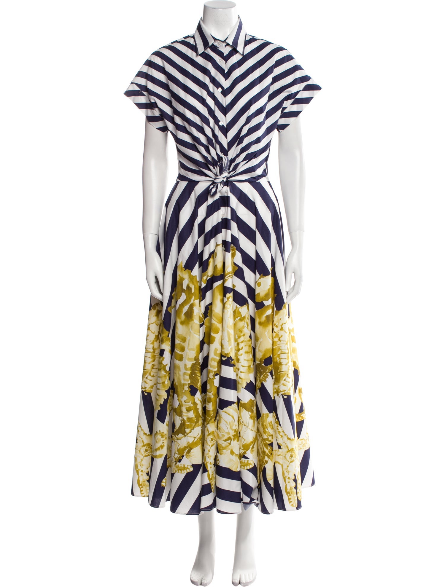 Sara Roka Printed Long Dress w/ Tags - Blue Dresses, Clothing ...