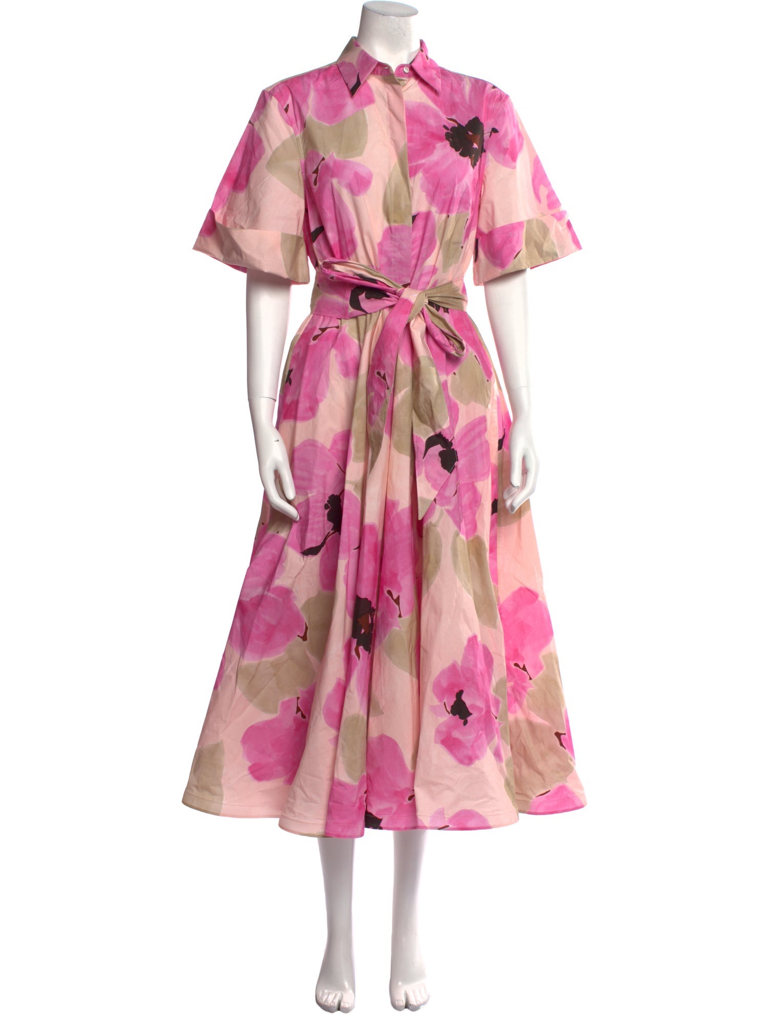 Sara Roka Floral Print Long Dress w/ Tags - Pink Dresses, Clothing ...