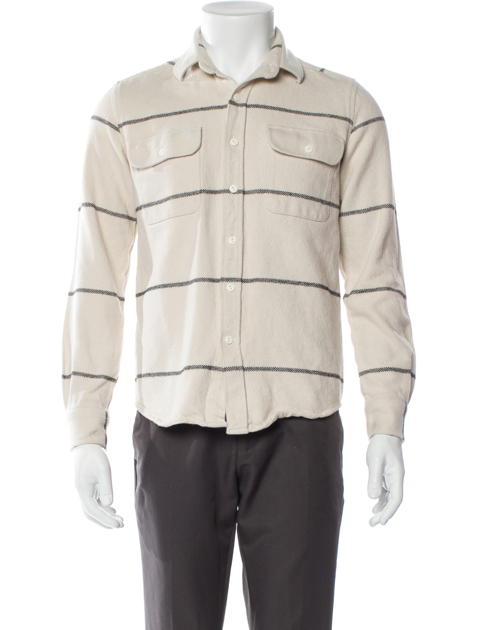 Saturdays Surf NYC Striped Jacket - Neutrals Outerwear, Clothing ...