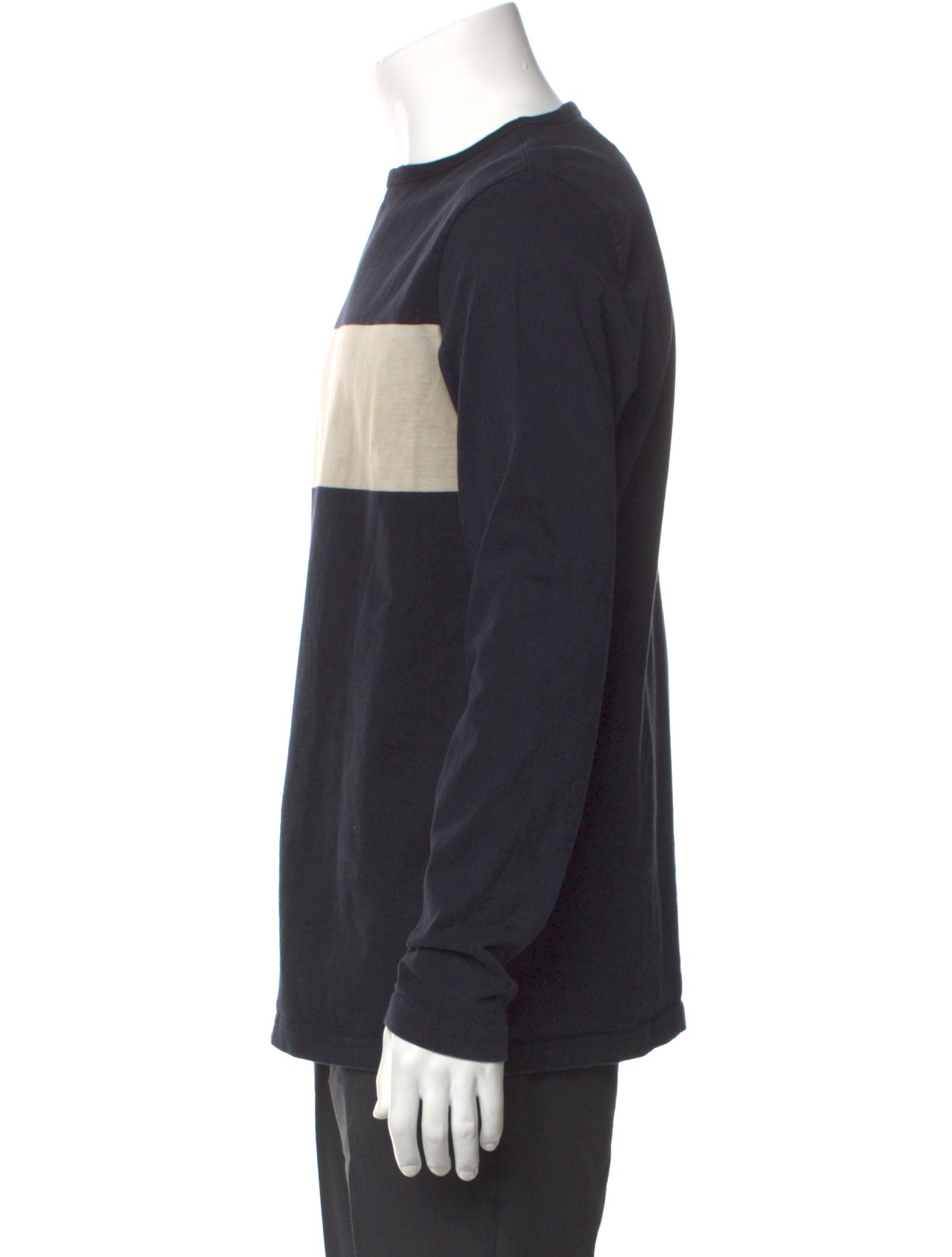 Givenchy Colorblock Pattern Crew Neck Sweatshirt - Grey Sweatshirts ...