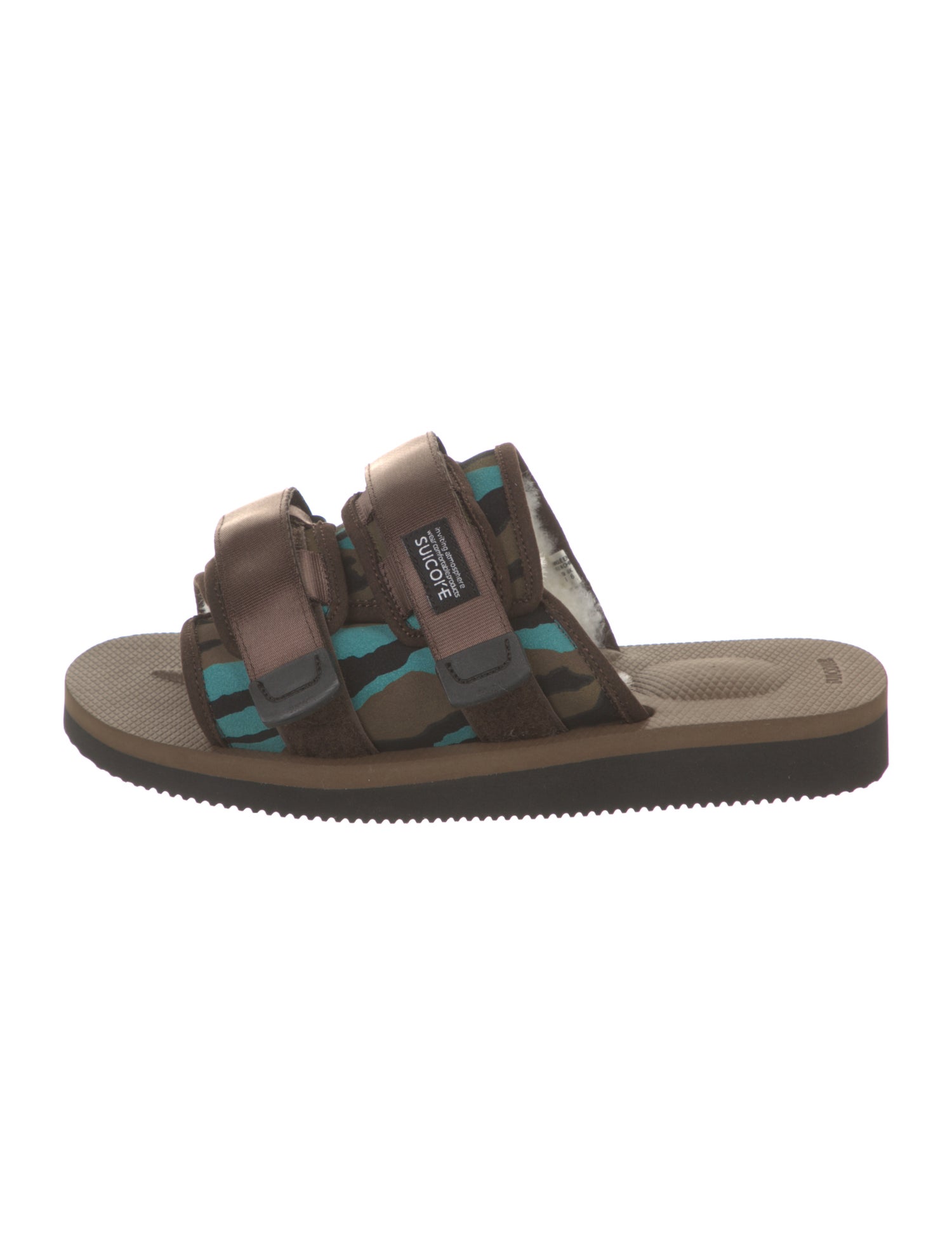 Suicoke Slides - Brown Sandals, Shoes - WSCKE21351 | The RealReal