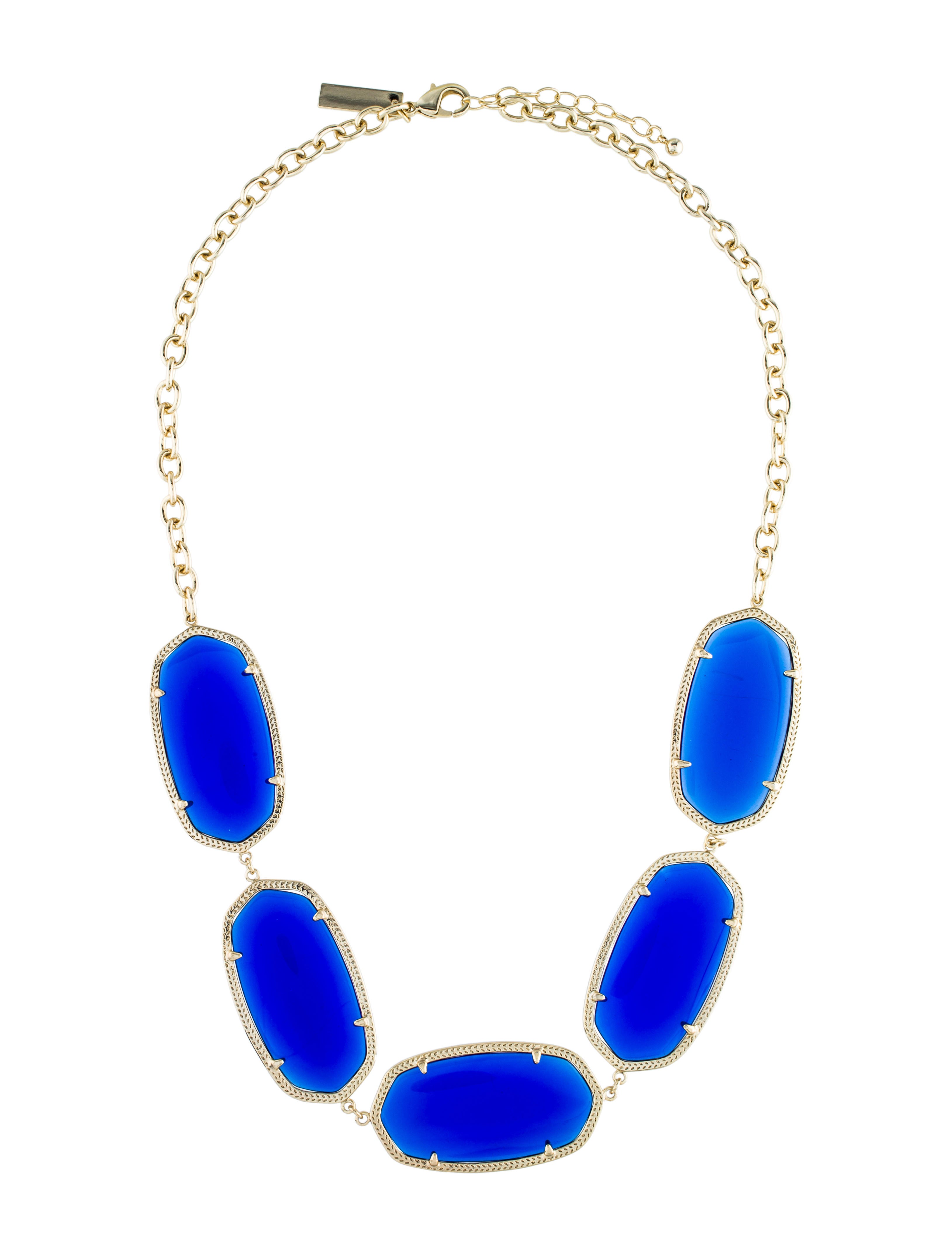 Kendra Scott Valencia Necklace Gold Tone Metal Collar Necklaces WSCOT21143 The RealReal