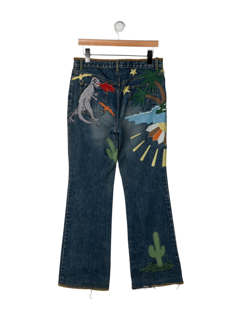 See by Chloé High-Rise Wide Leg Jeans - Blue, 33" Rise Jeans, Clothing ...