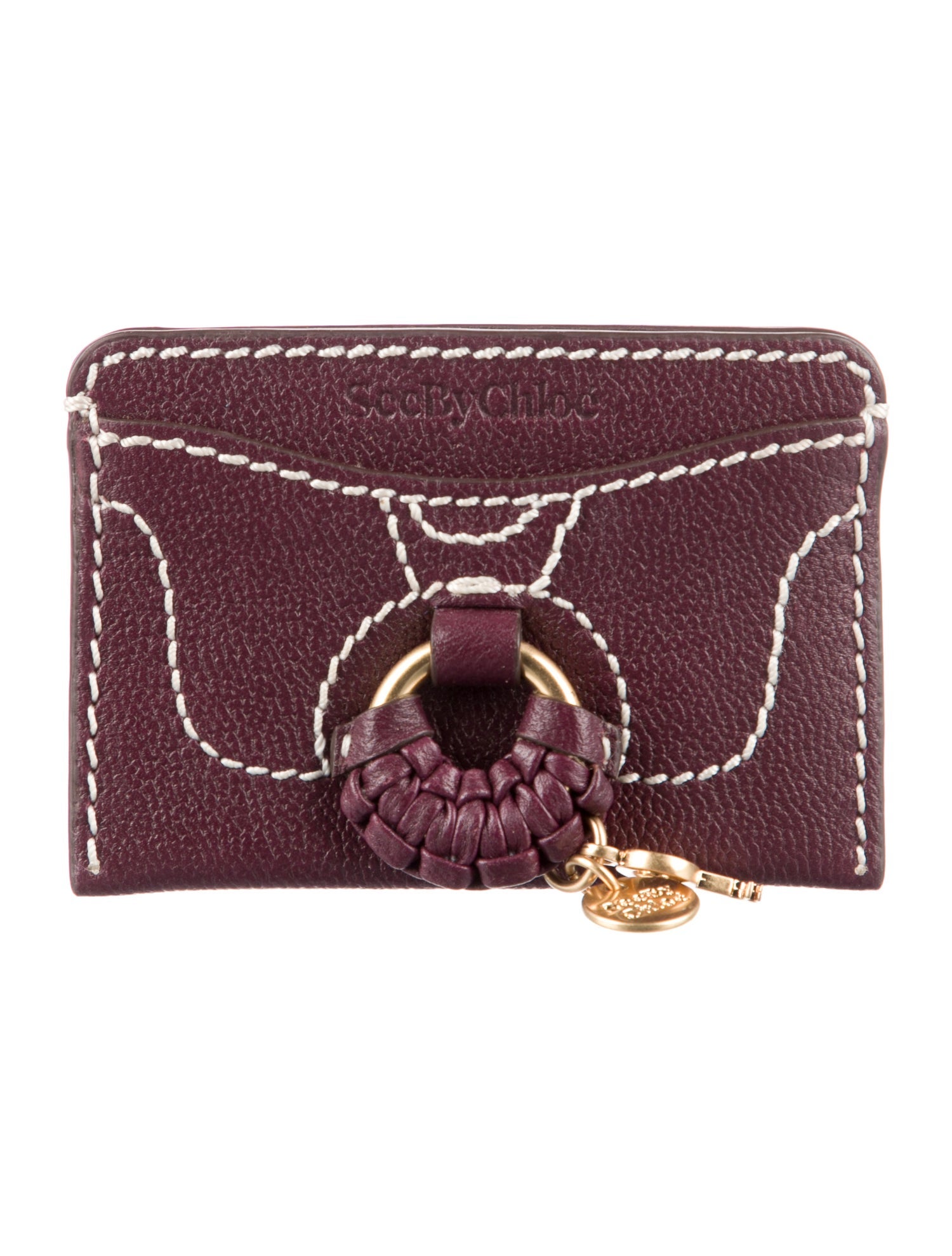 See by Chloé Leather Wallet - Burgundy Wallets, Accessories - WSE91705 ...
