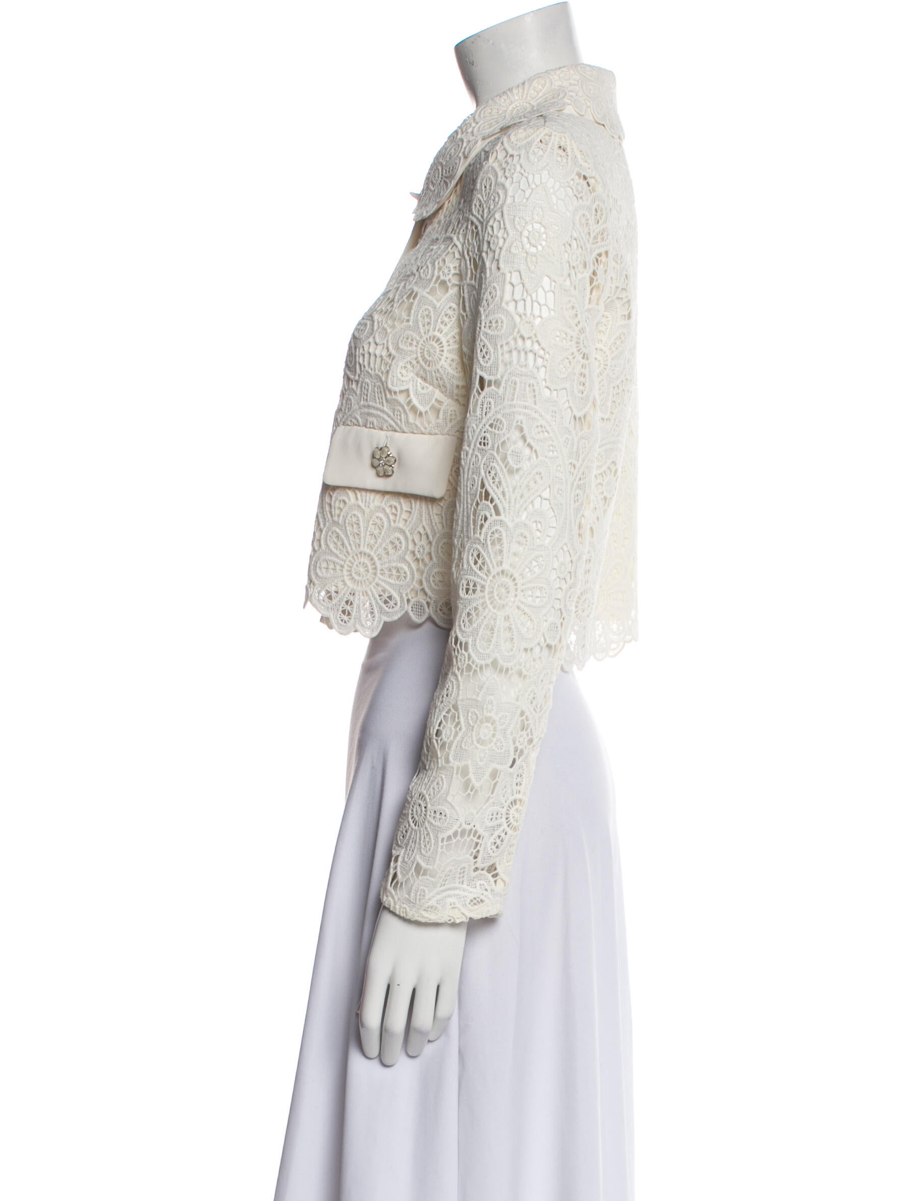 Self-Portrait Tweed Pattern Evening Jacket - Neutrals Jackets, Clothing ...