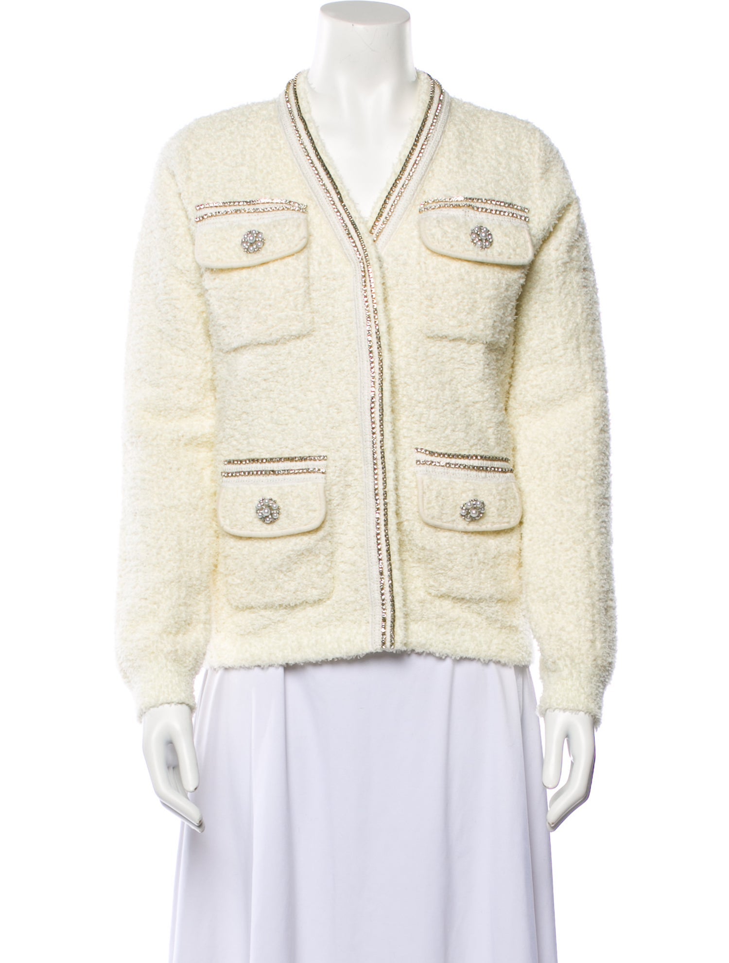 Self-Portrait Jacket - Neutrals Jackets, Clothing - WSELF68091 | The ...