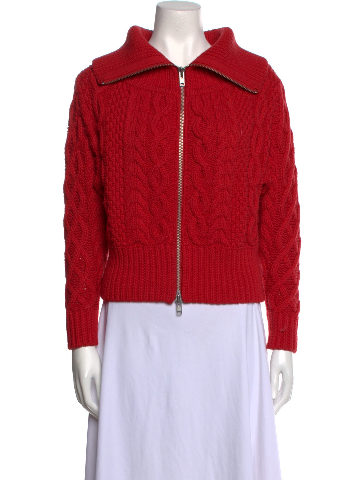 Self-Portrait Sweater - Red Knitwear, Clothing - WSELF72687 | The RealReal
