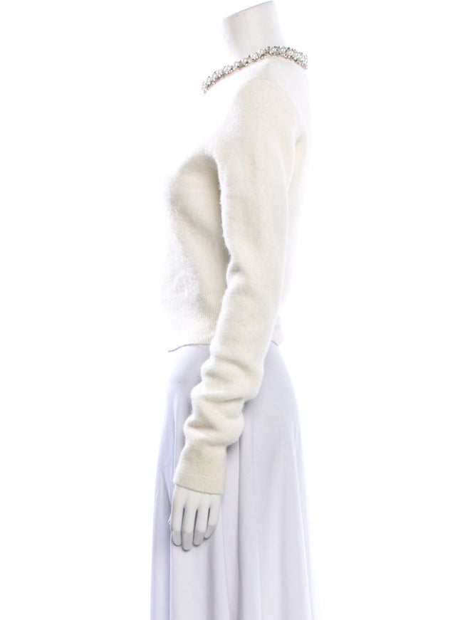 Carven Patterned Mohair-Blend Sweater - Yellow Knitwear, Clothing ...