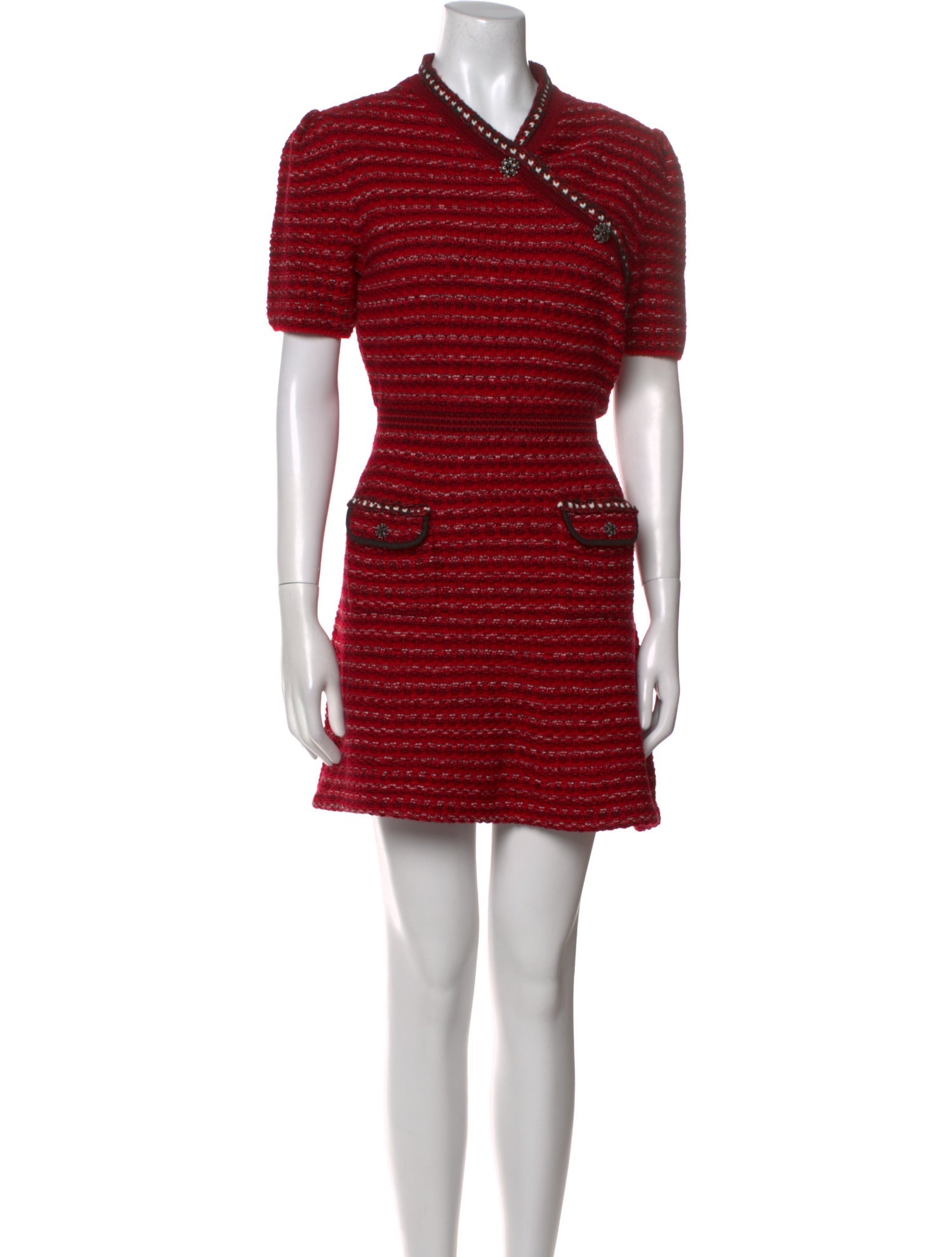 Self-Portrait Wool Mini Dress w/ Tags - Black Dresses, Clothing ...