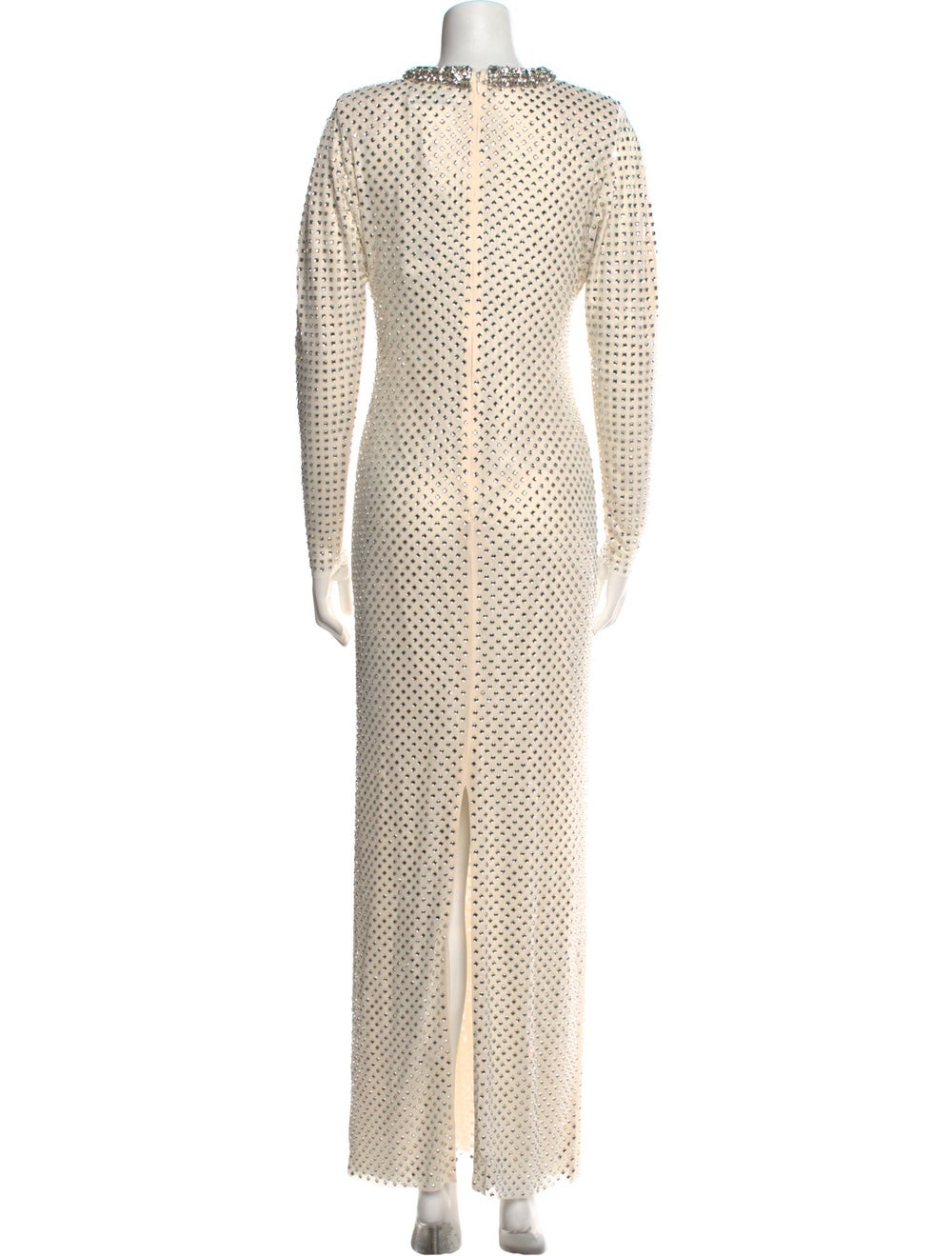 Self-Portrait Polka Dot Print Long Dress w/ Tags - Neutrals Dresses ...