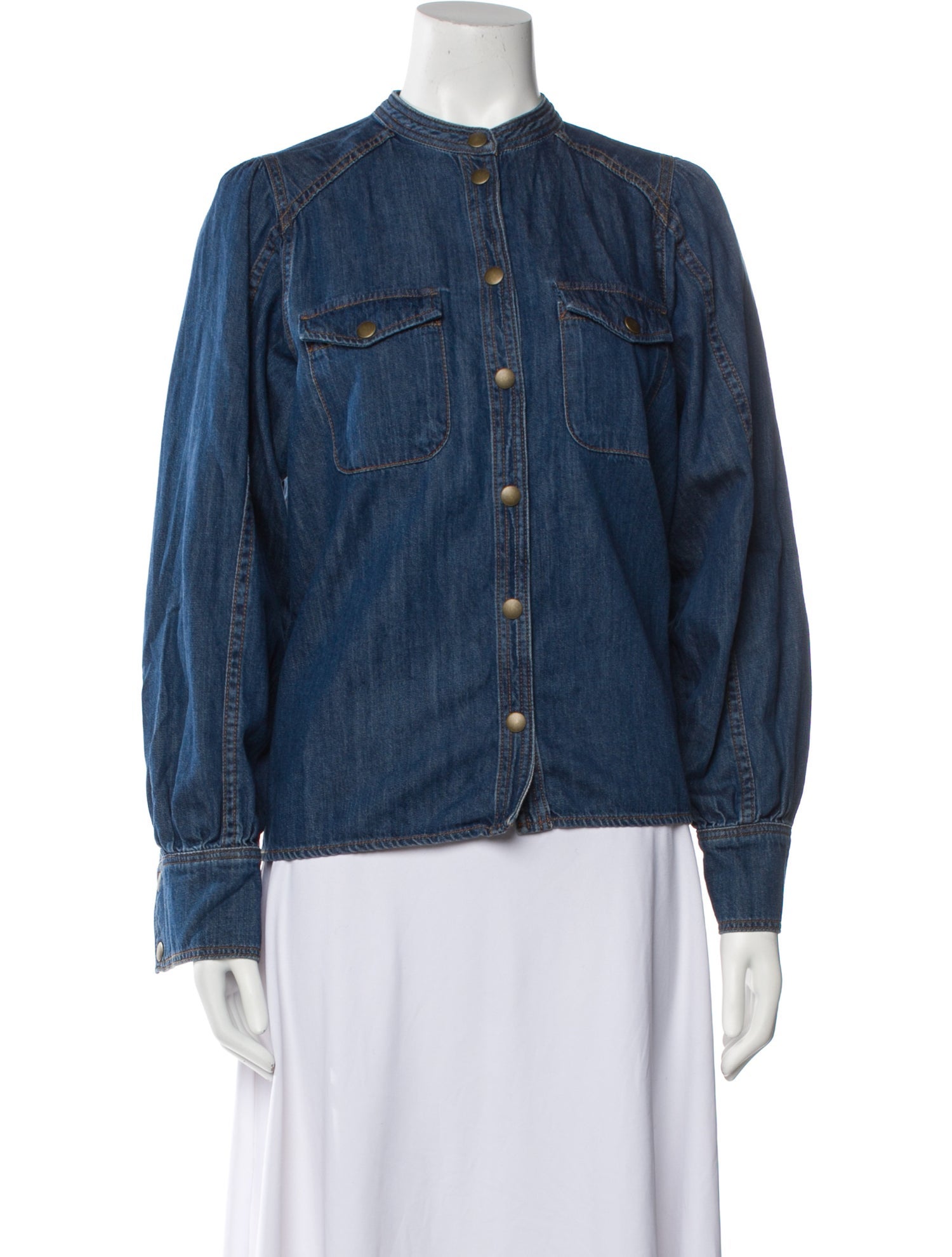 Sézane Denim Jacket w/ Tags - Blue Jackets, Clothing - WSEZA39050 | The ...