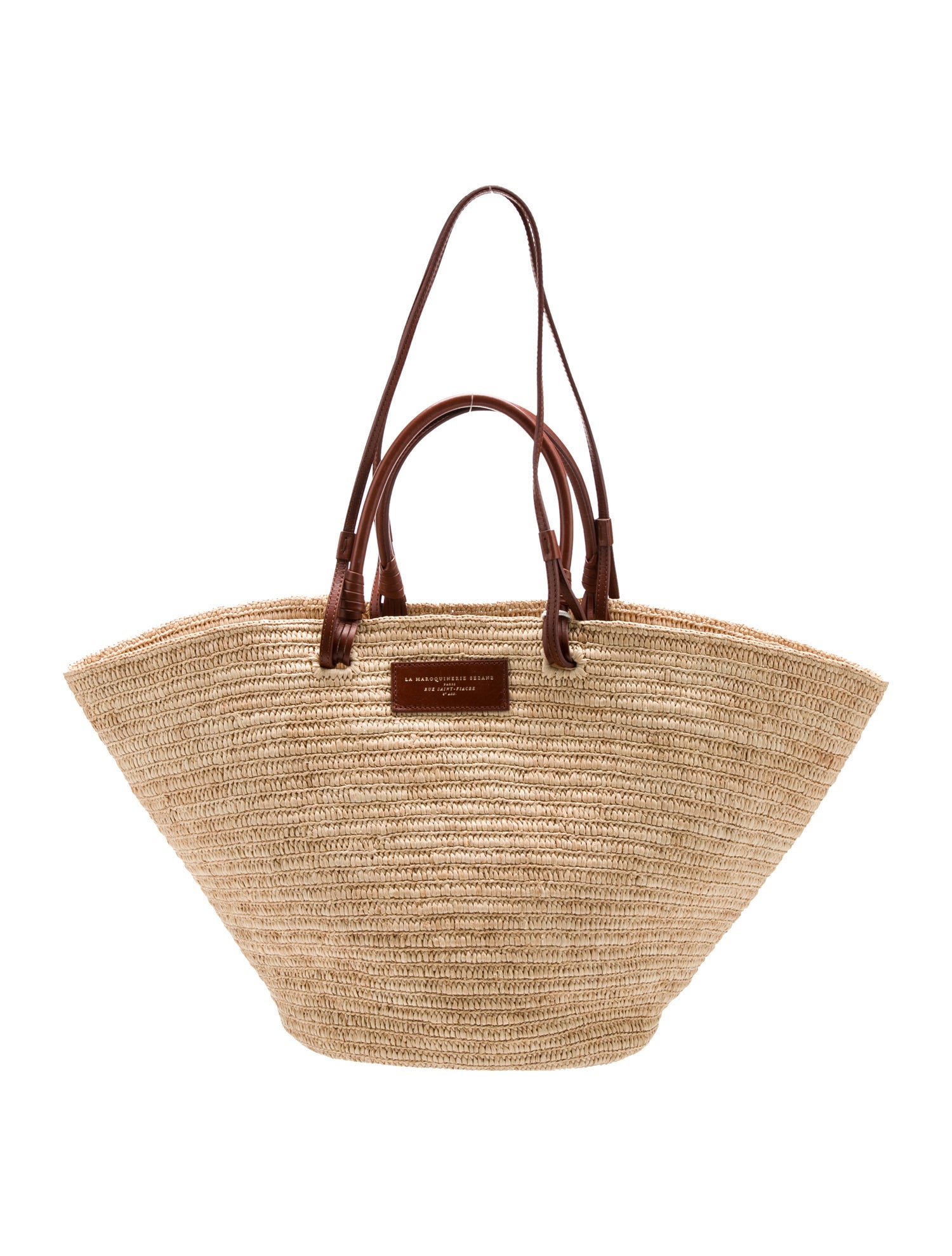 Sézane Straw Bucket Bag w/ Tags - Brown Totes, Handbags - WSEZA46012 ...