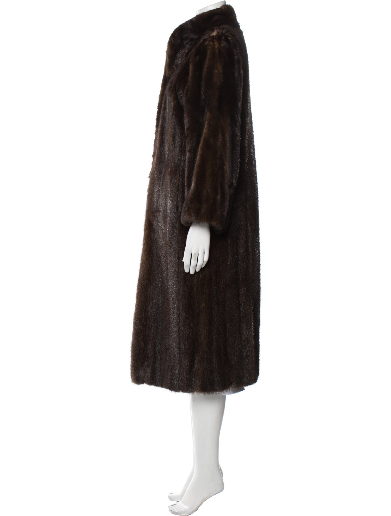 Saga Furs Faux Fur Coat - Brown Coats, Clothing - WSFAU20482 | The RealReal
