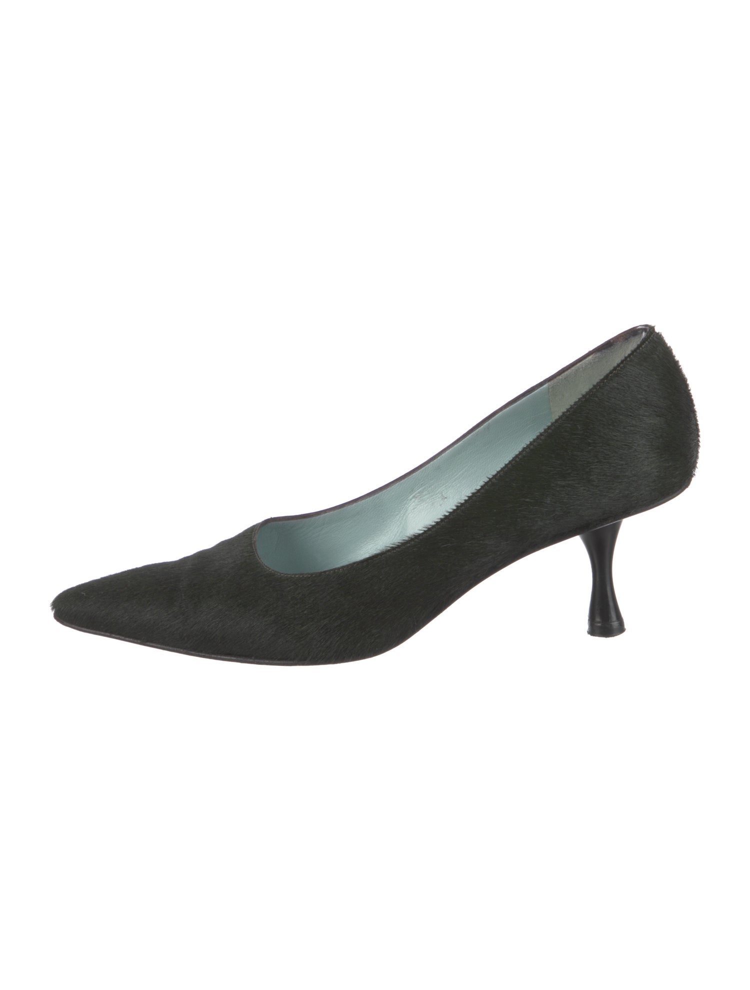 Sigerson Morrison Ponyhair Pumps - Green Pumps, Shoes - WSG28484 | The ...
