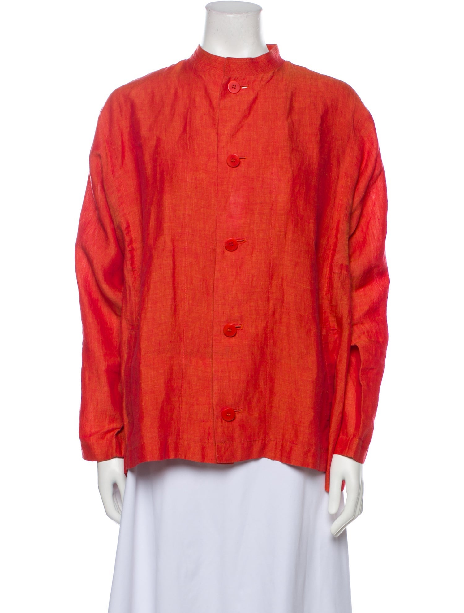 Shirin Guild Linen Jacket - Orange Jackets, Clothing - WSHIR20832 | The ...