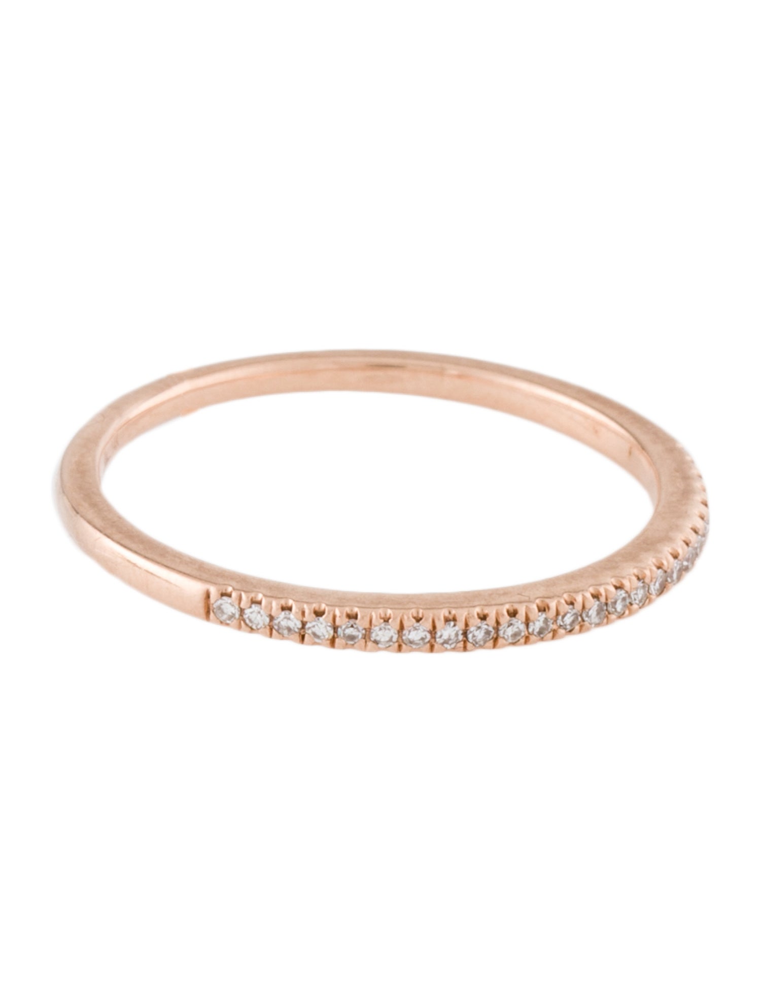 Shy Creation 14K Diamond Band - 14K Rose Gold Band, Rings - WSHSY20410 ...