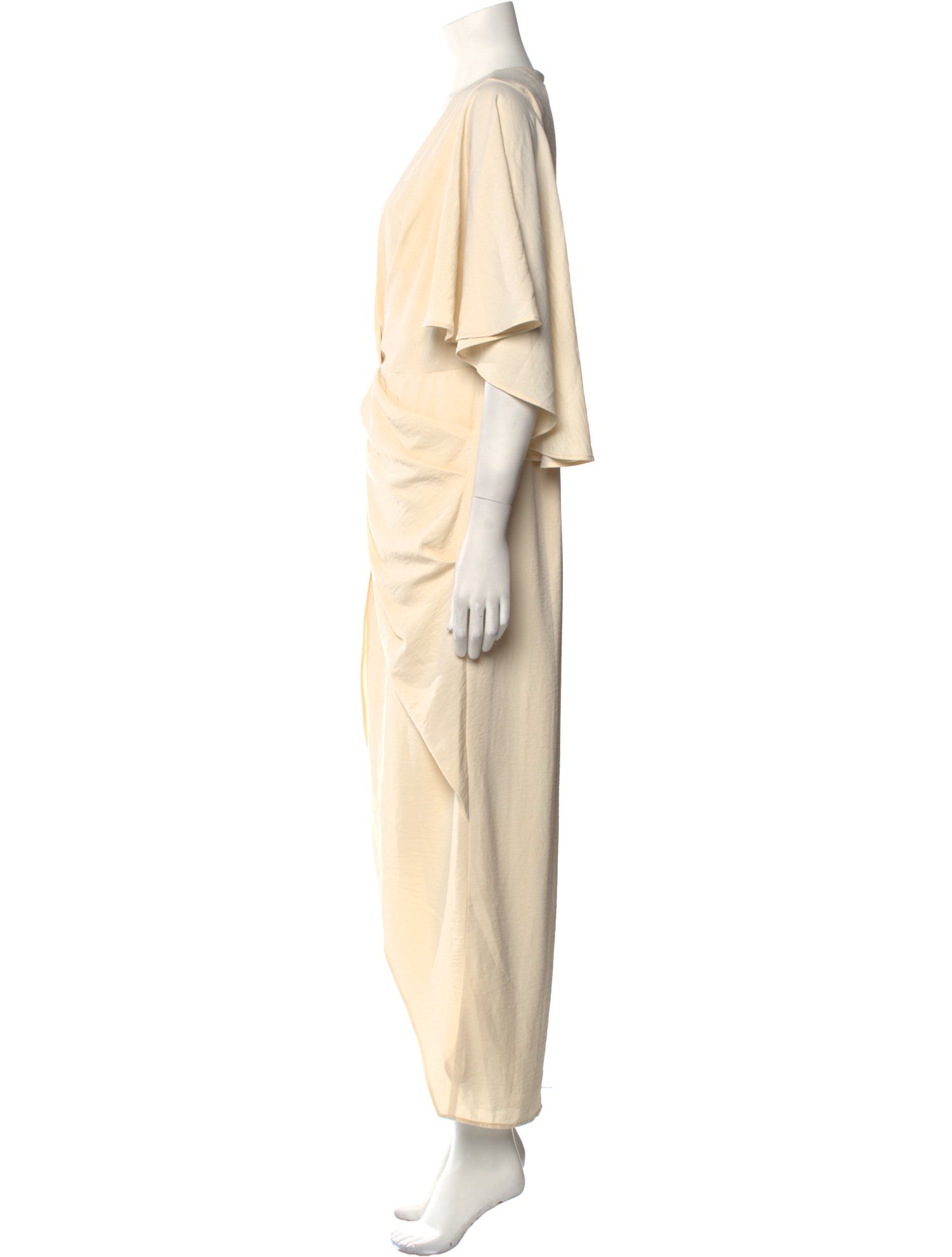Morgan Lane V-Neck Long Dress - White Dresses, Clothing - WMRGL22693 ...