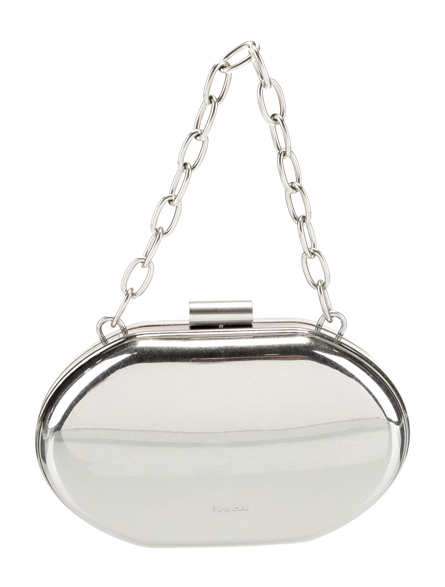 Simkhai Metal Handle Bag - Silver Handle Bags, Handbags - WSIMI20758 ...