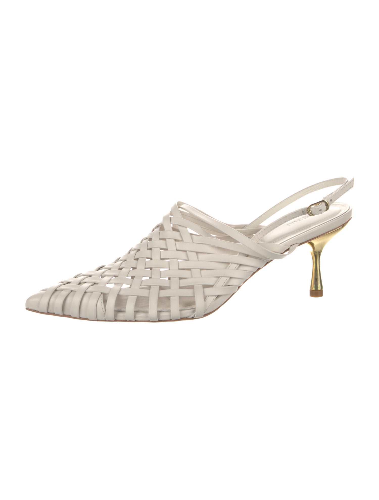 Simkhai Leather Braided Accents Mules - Neutrals Pumps, Shoes ...