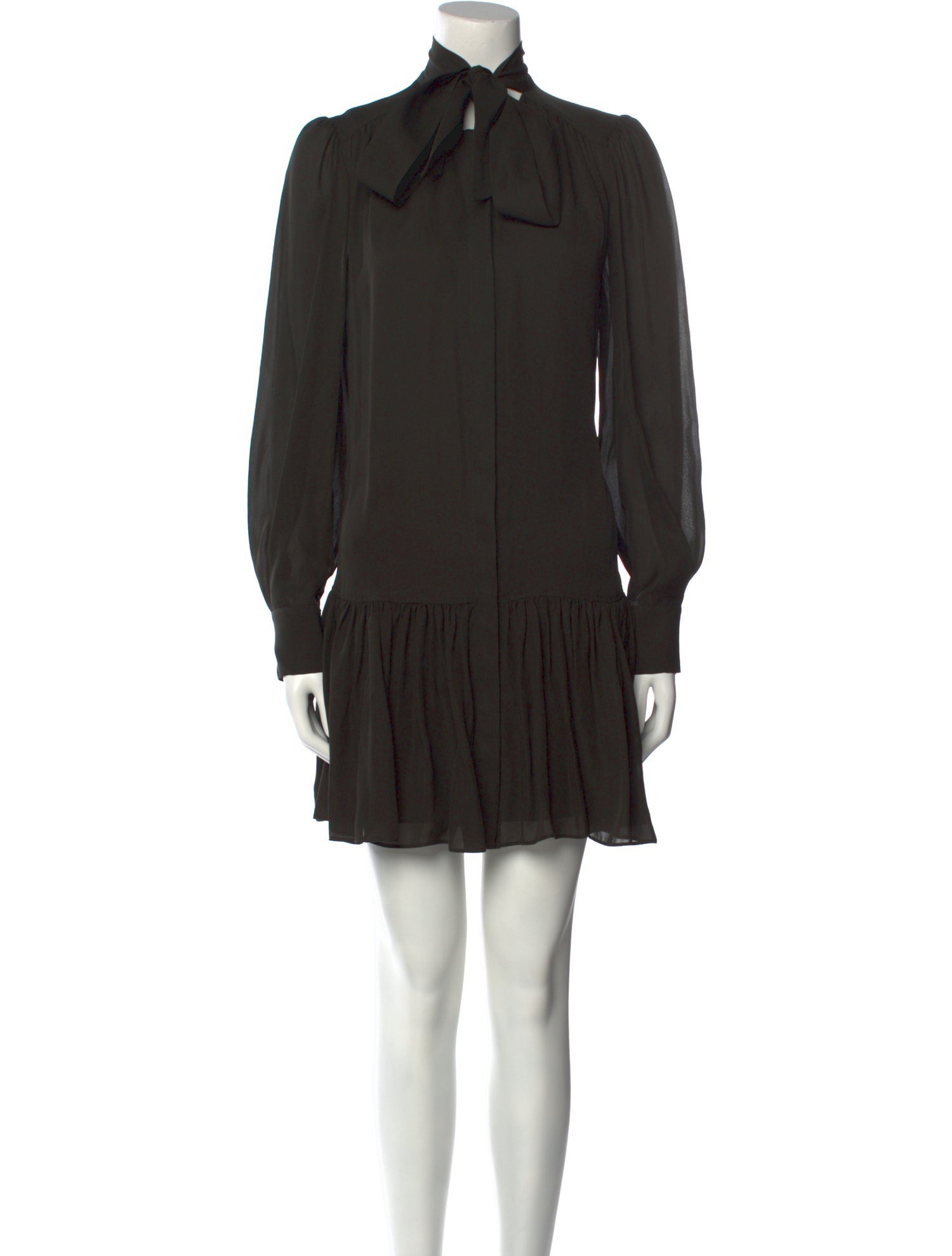 Simkhai Silk Mini Dress - Black Dresses, Clothing - WSIMI22575 | The ...