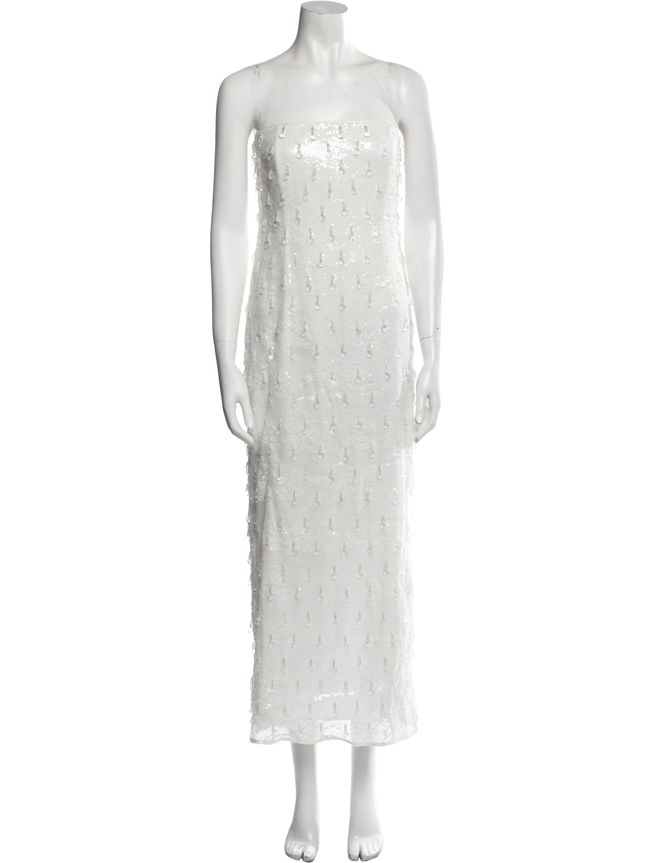 Simkhai Strapless Midi Length Dress w/ Tags - White Dresses, Clothing ...