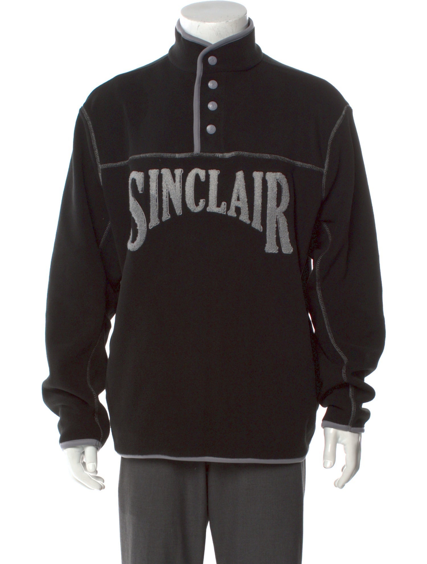 Sinclair Global Turtleneck Long Sleeve Sweatshirt - Black Sweatshirts ...