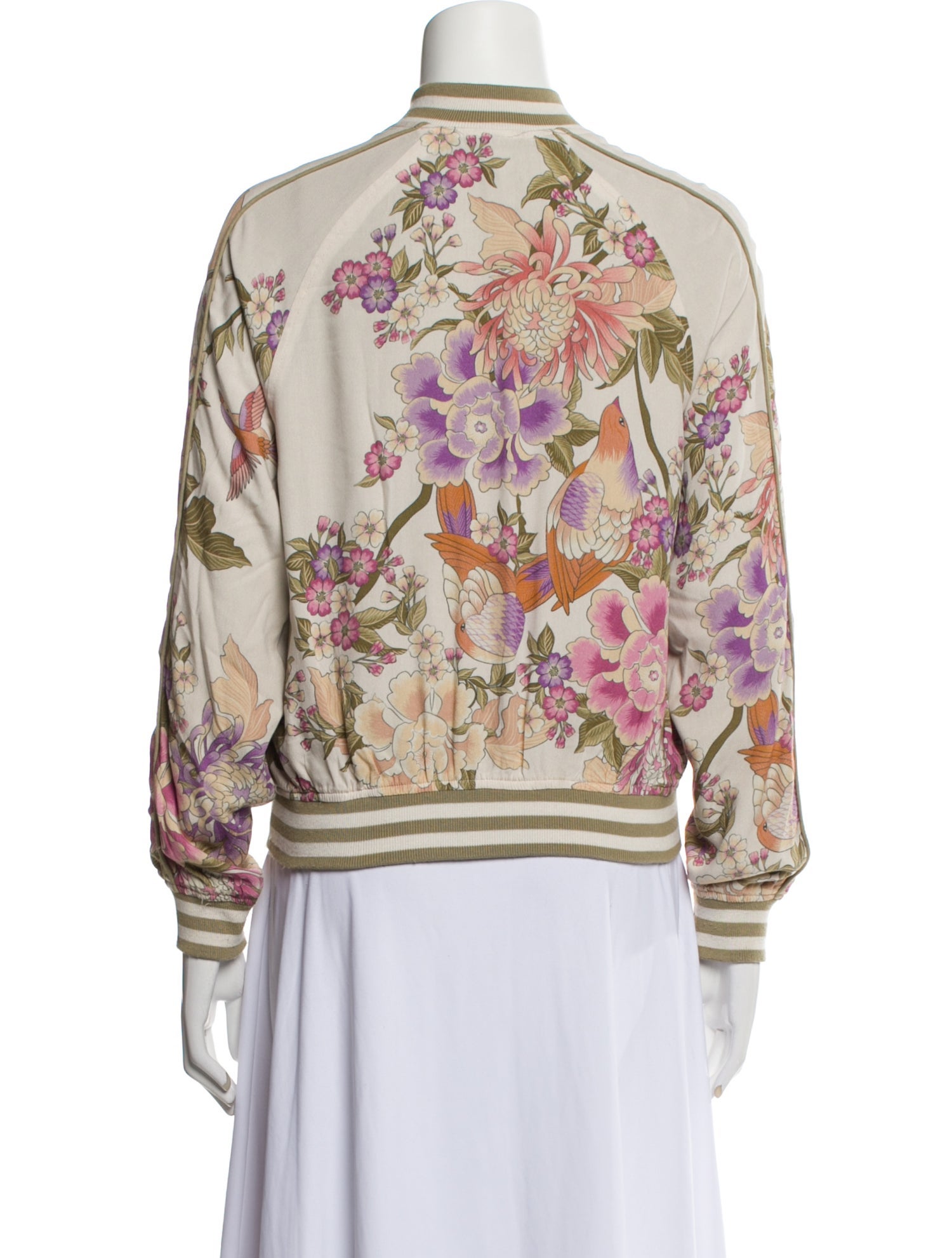 Spell Floral Print Bomber Jacket - Neutrals Jackets, Clothing ...