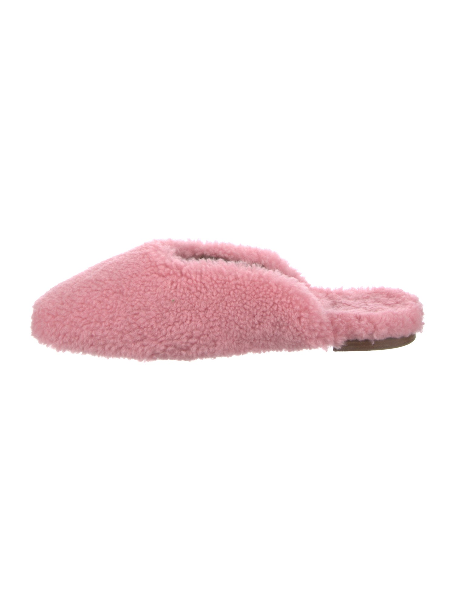 Sleeper Shearling Mules - Pink Flats, Shoes - WSLPR28832 | The RealReal