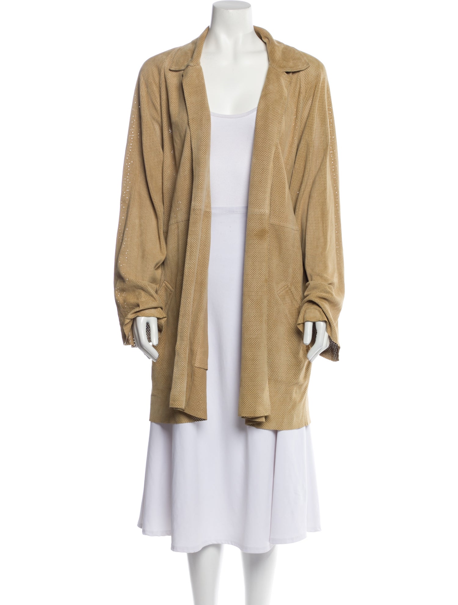Shamask Suede Coat - Neutrals Coats, Clothing - WSM21858 | The RealReal
