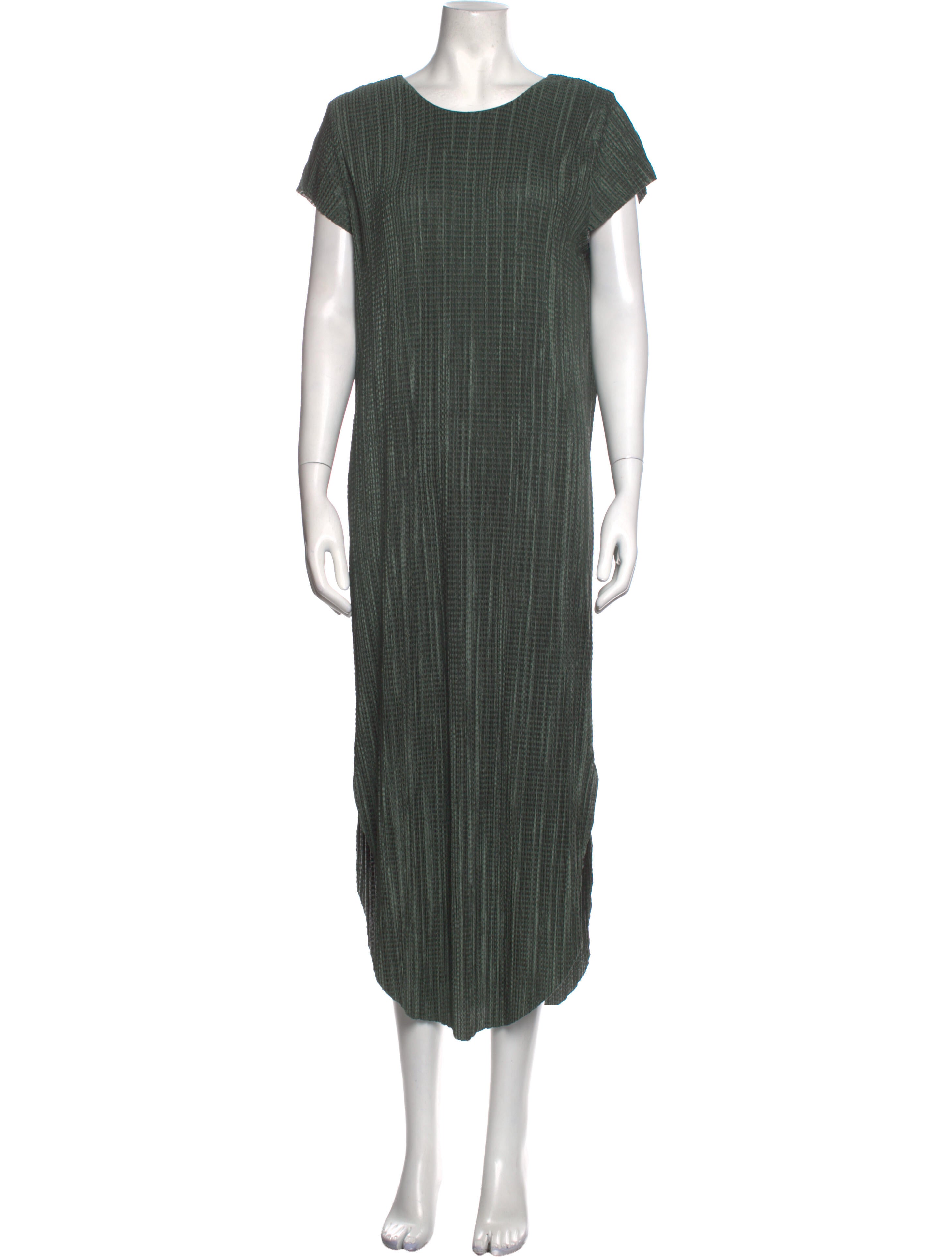 Sabina Musayev Crew Neck Long Dress - Green Dresses, Clothing ...