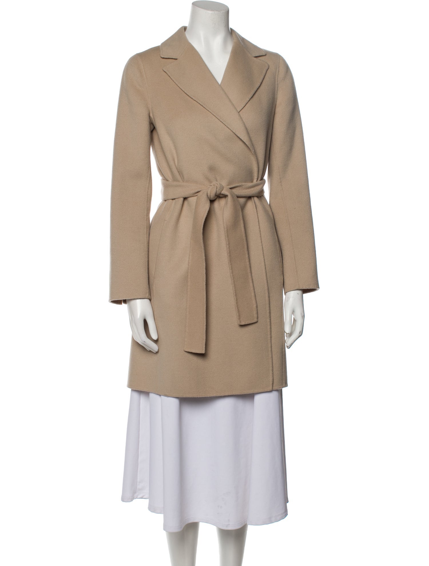 'S Max Mara Virgin Wool Trench Coat - Neutrals Coats, Clothing - WSMAX34658 | The RealReal