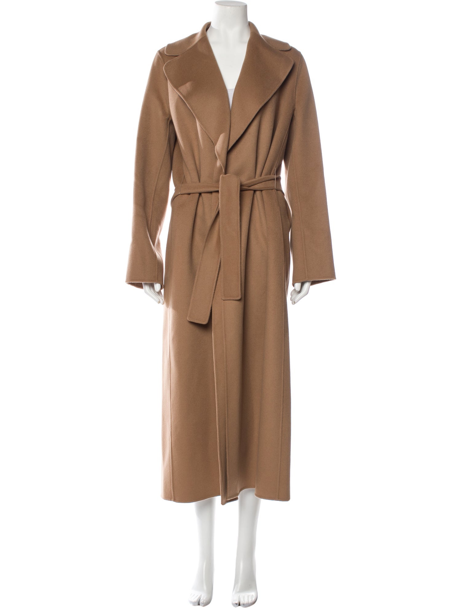 'S Max Mara Virgin Wool Trench Coat w/ Tags - Brown Coats, Clothing ...