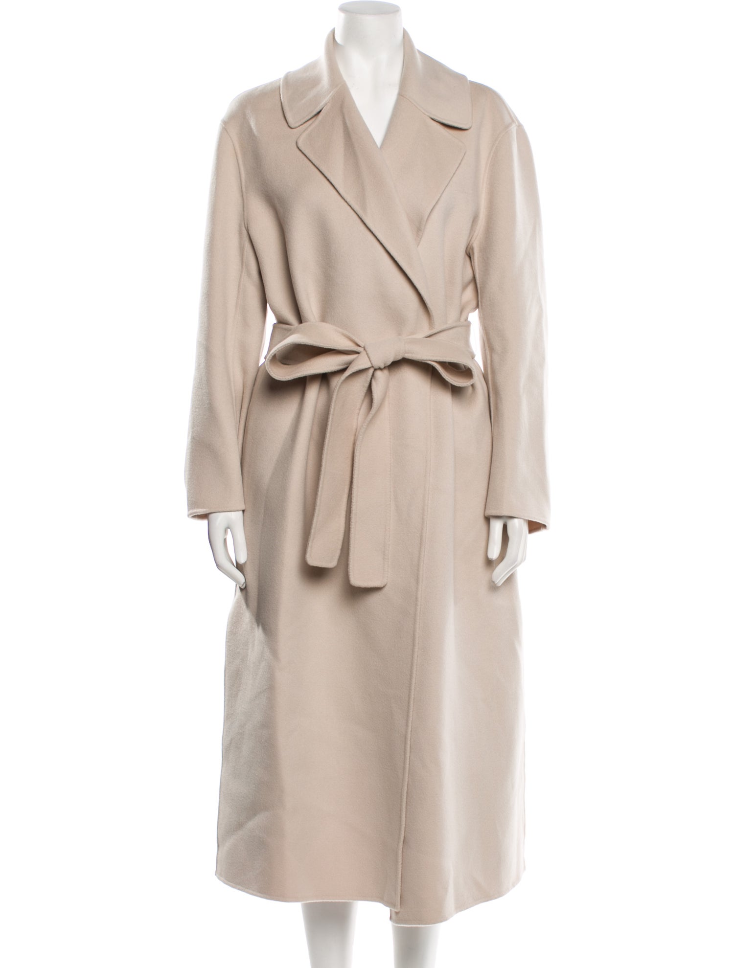 'S Max Mara Virgin Wool Trench Coat - Neutrals Coats, Clothing - WSMAX40543 | The RealReal