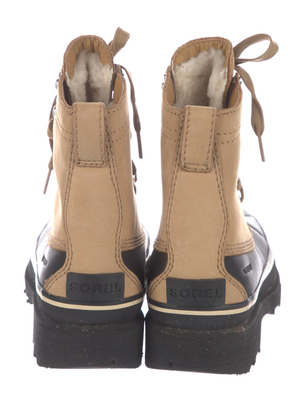 Sorel Suede Combat Boots - Brown Boots, Shoes - WSORL46176 | The RealReal