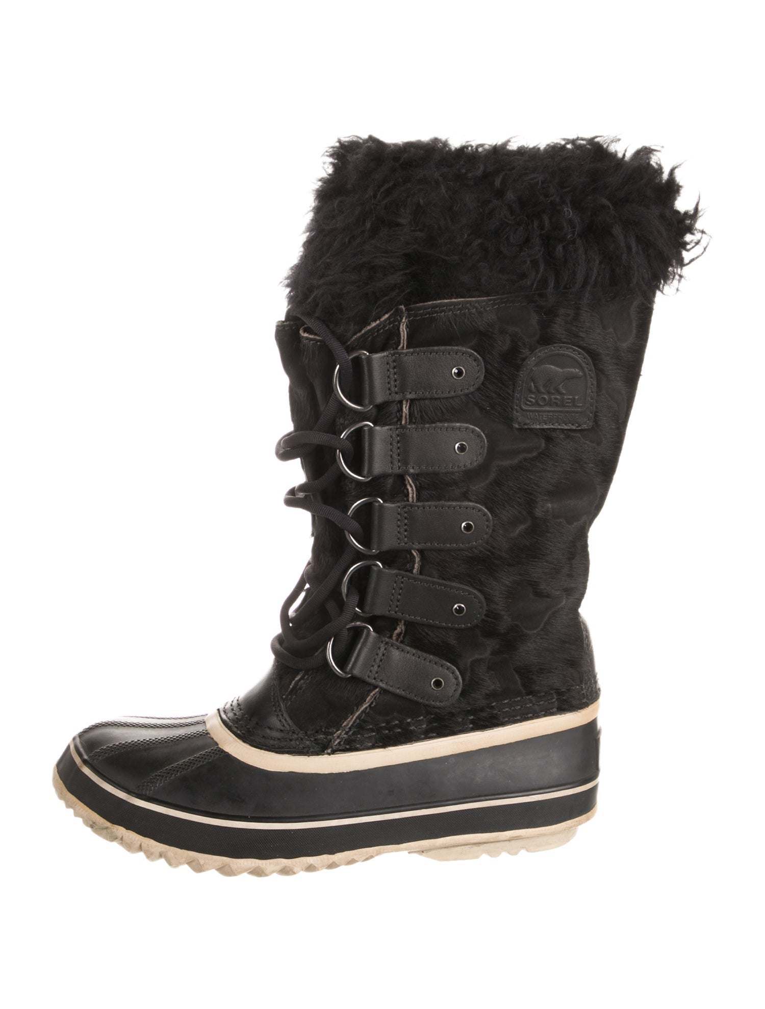 Sorel Rubber Rain Boots - Black Boots, Shoes - WSORL47168 | The RealReal