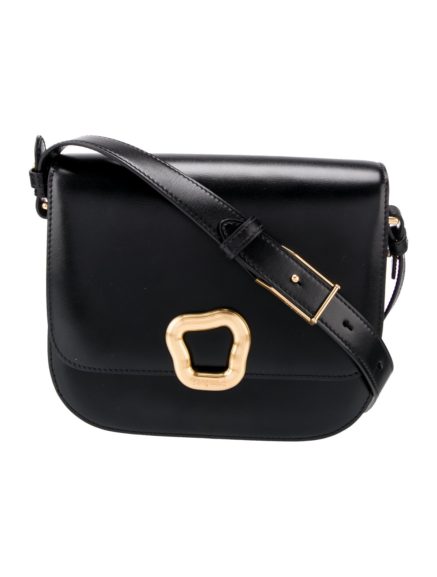 Songmont Leather Crossbody Bag - Black Crossbody Bags, Handbags ...