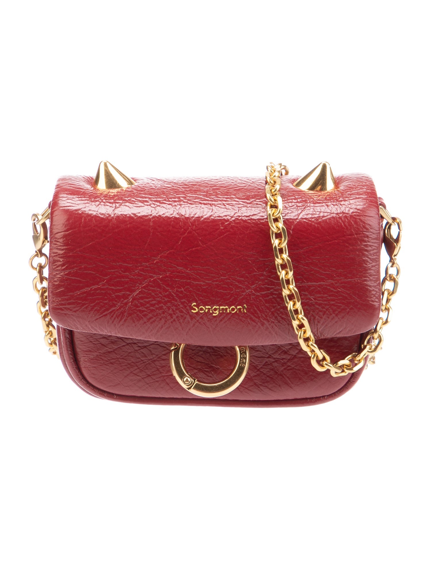 Songmont Leather Crossbody Bag - Red Mini Bags, Handbags - WSOST20239 ...
